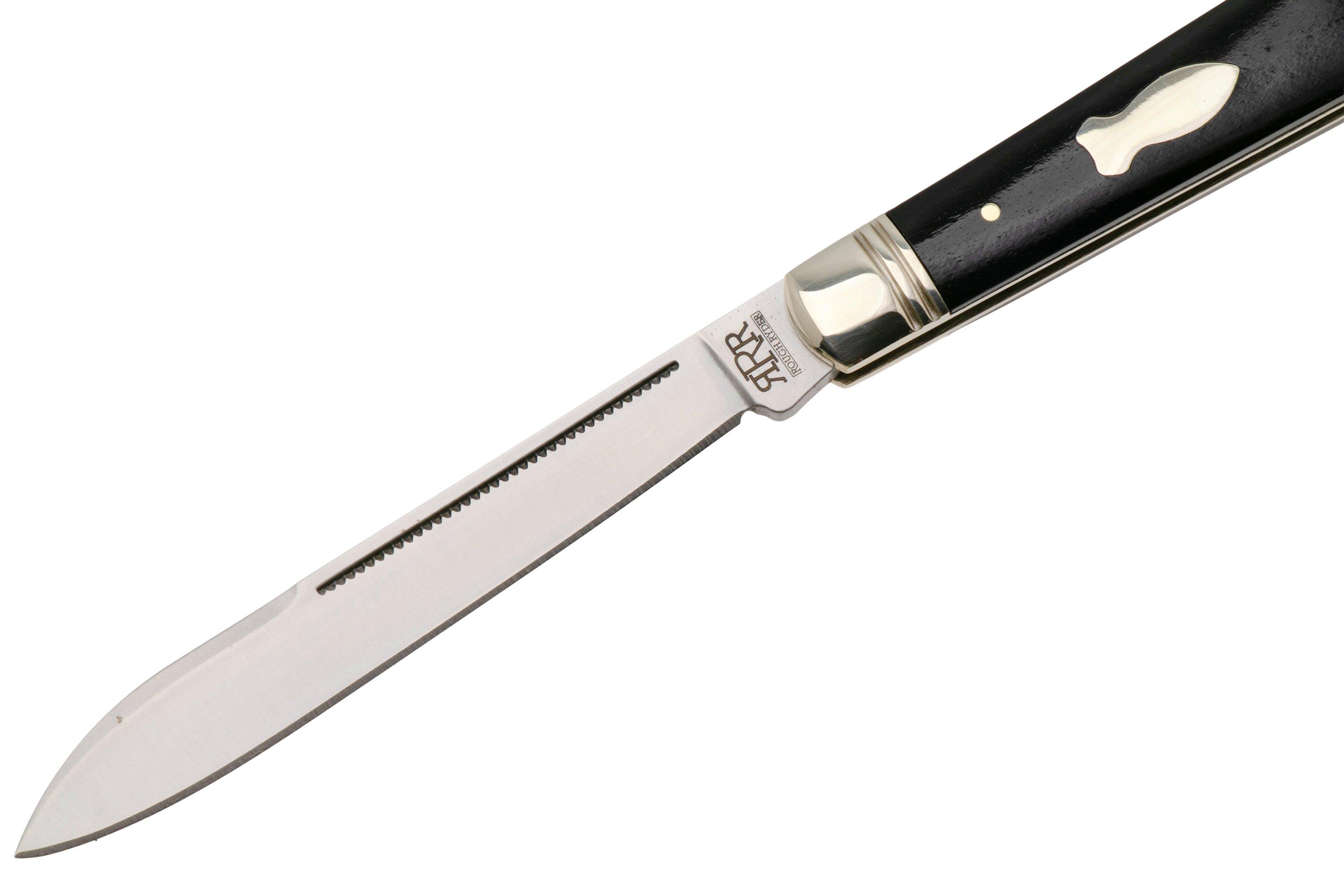 Rough Ryder Reserve Fat Bottom Doctors Knife RRR050, D2, Black Bone ...