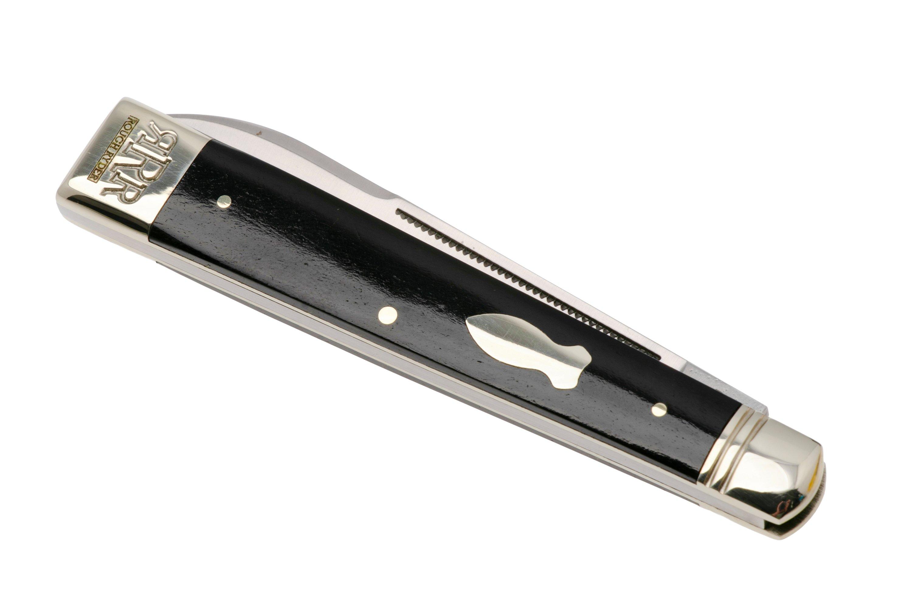 Rough Ryder Reserve Fat Bottom Doctors Knife RRR050, D2, Black Bone ...