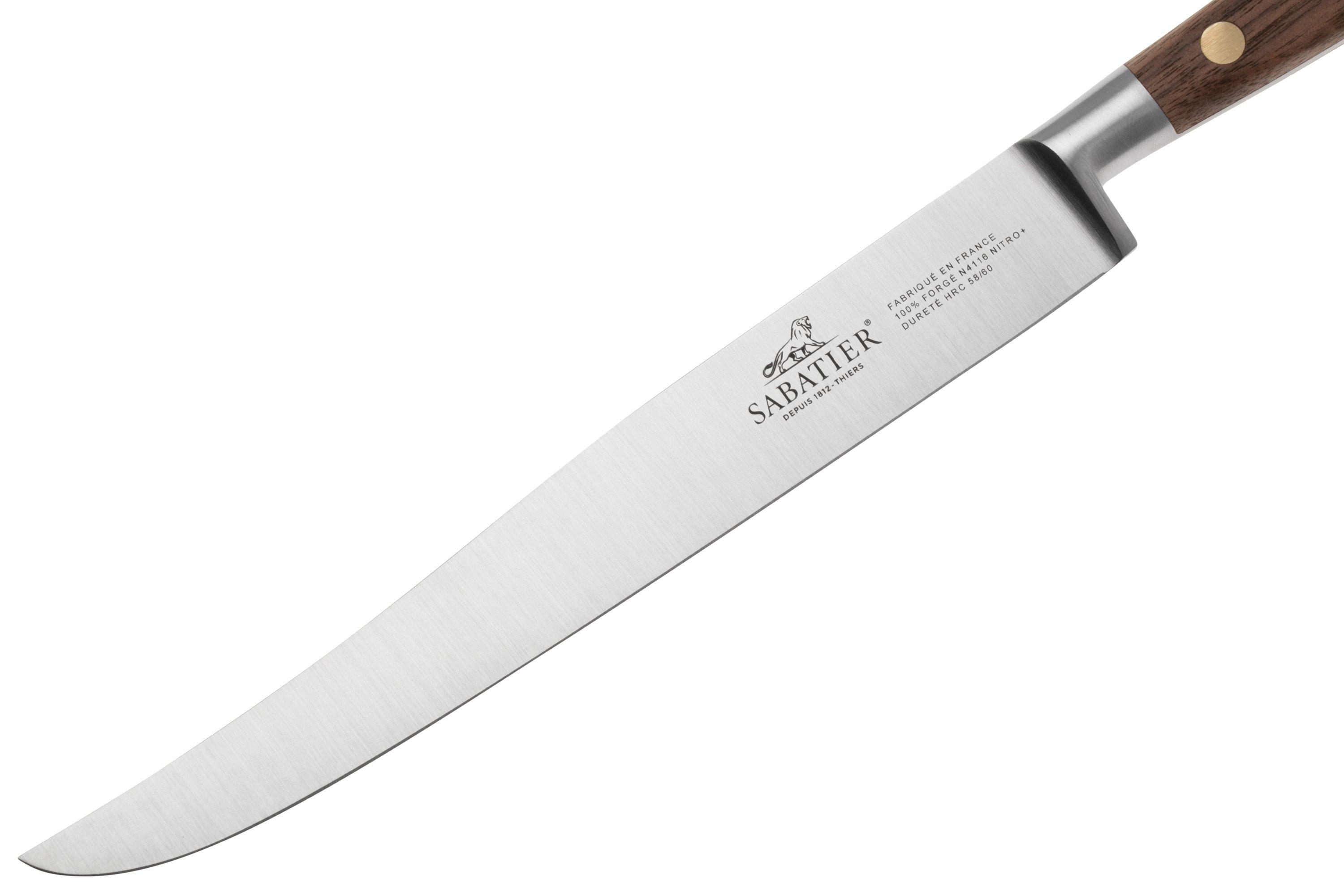 Lion Sabatier Idéal Périgord 832286 yatagan carving knife, 22 cm ...
