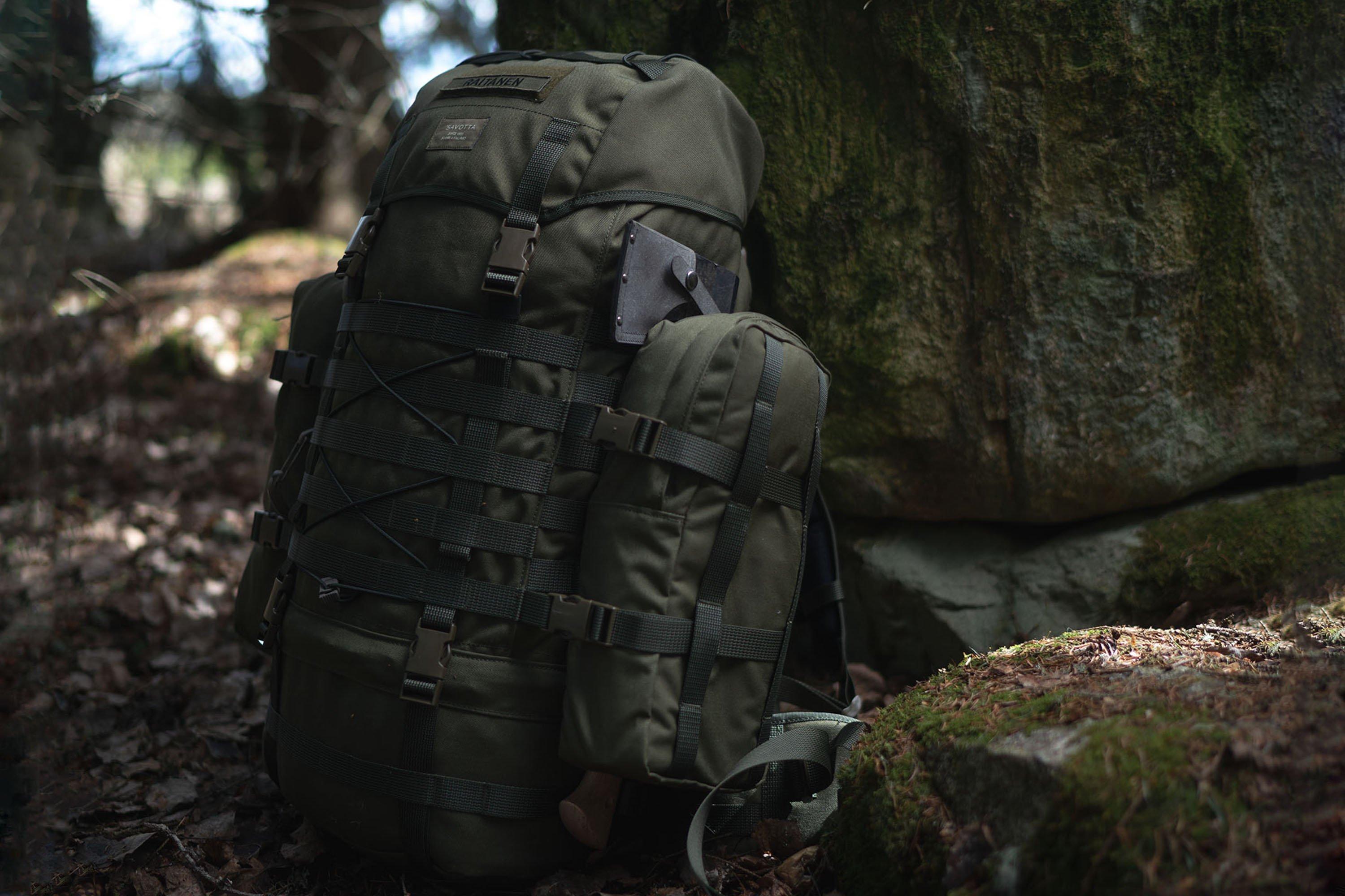 Savotta Jääkäri L, 102015336 green, 55 litres backpack | Advantageously ...