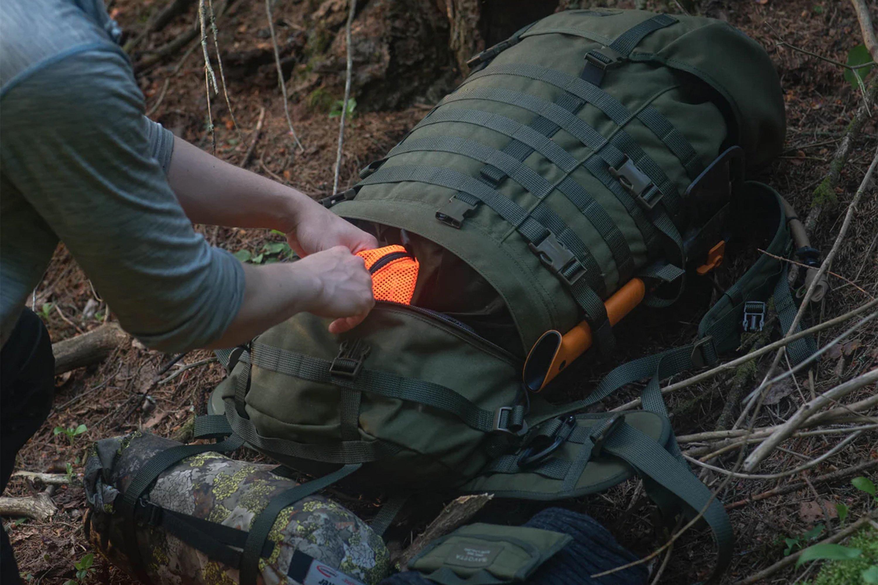 Savotta Jääkäri L, 102015375, M05 Woodland, 55 L backpack ...