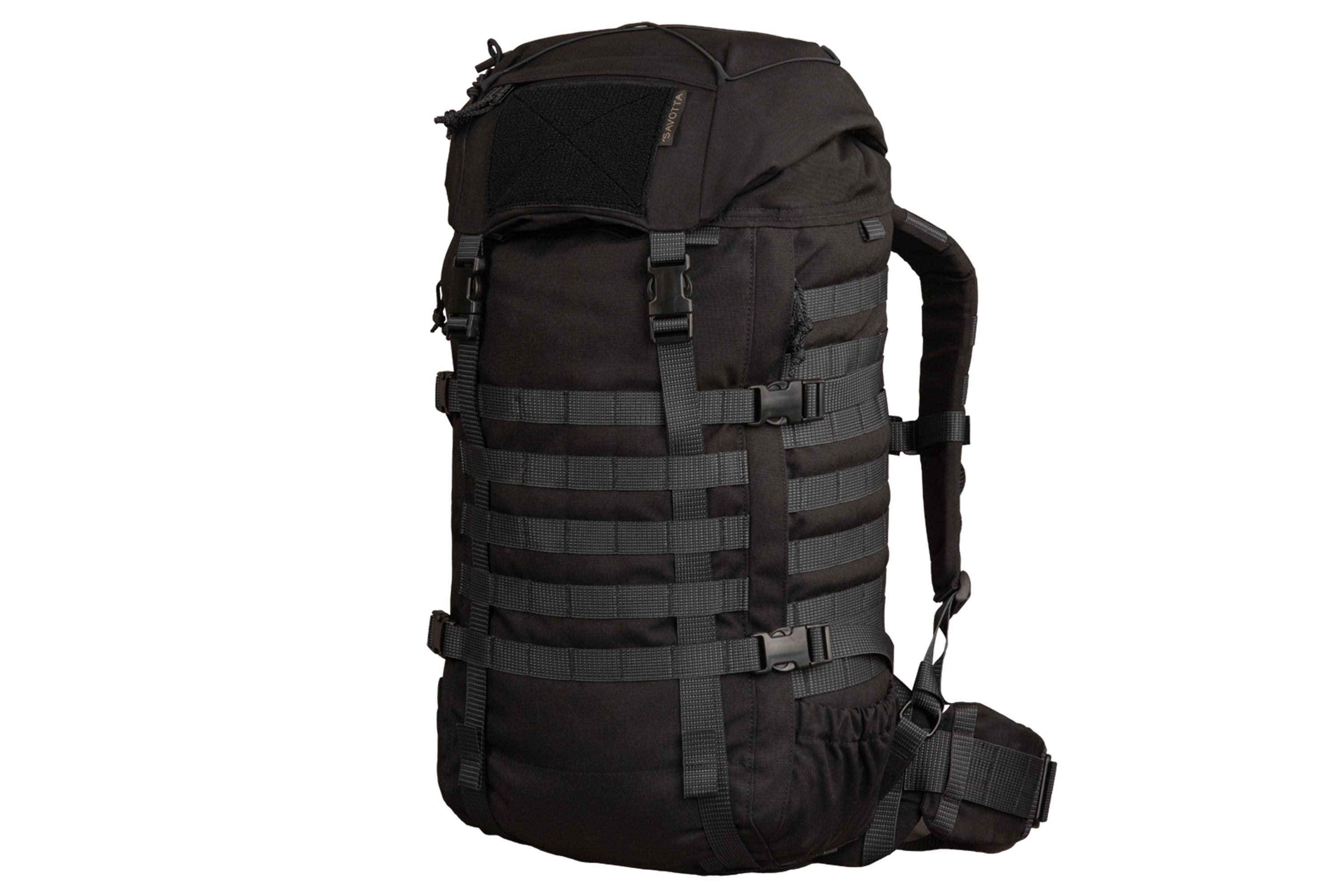 Savotta Kantamus 40L, 102031009 black Cordura, 40 litre backpack ...