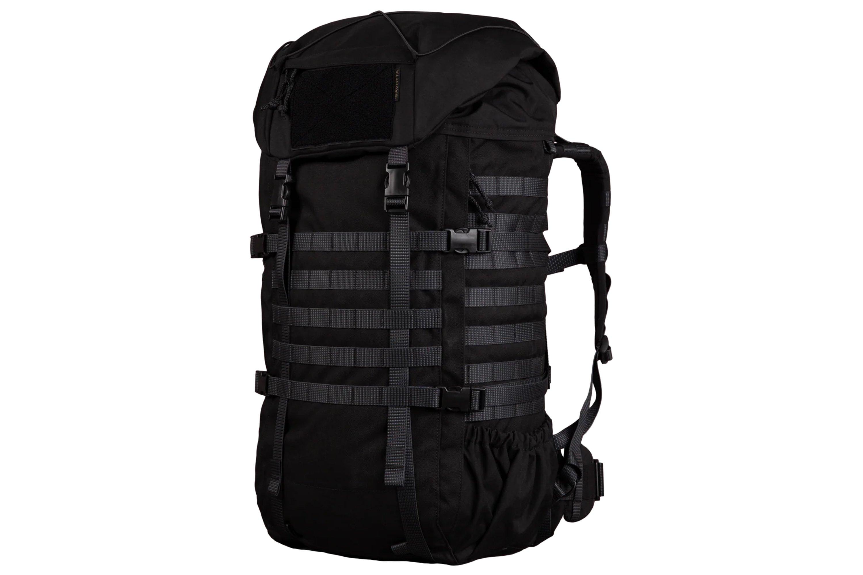 Savotta Kantamus 60L, 102032009 black Cordura, 60 L backpack ...