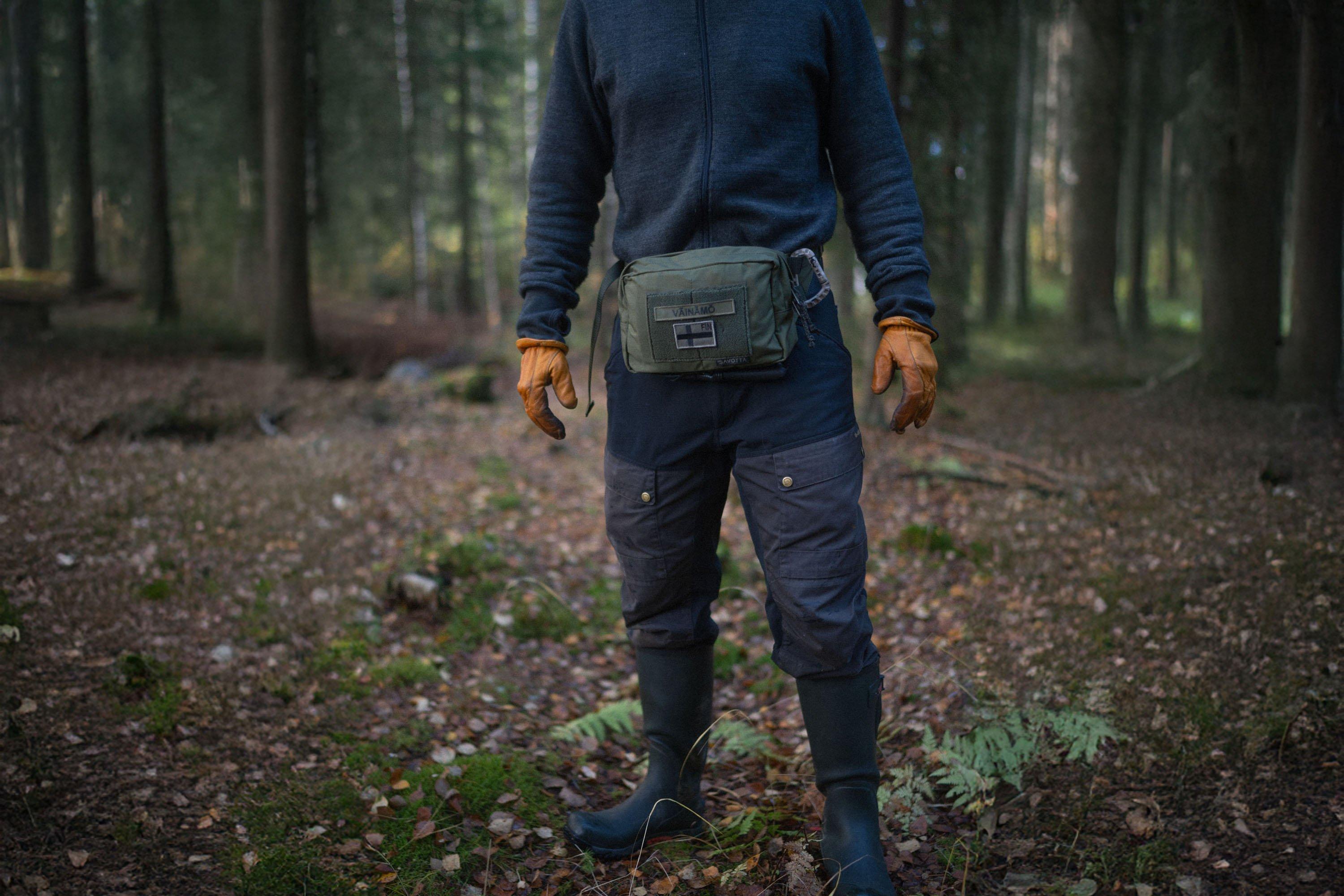 Savotta Suur-Kukkaro Hip Pack 130600336, green | Advantageously ...