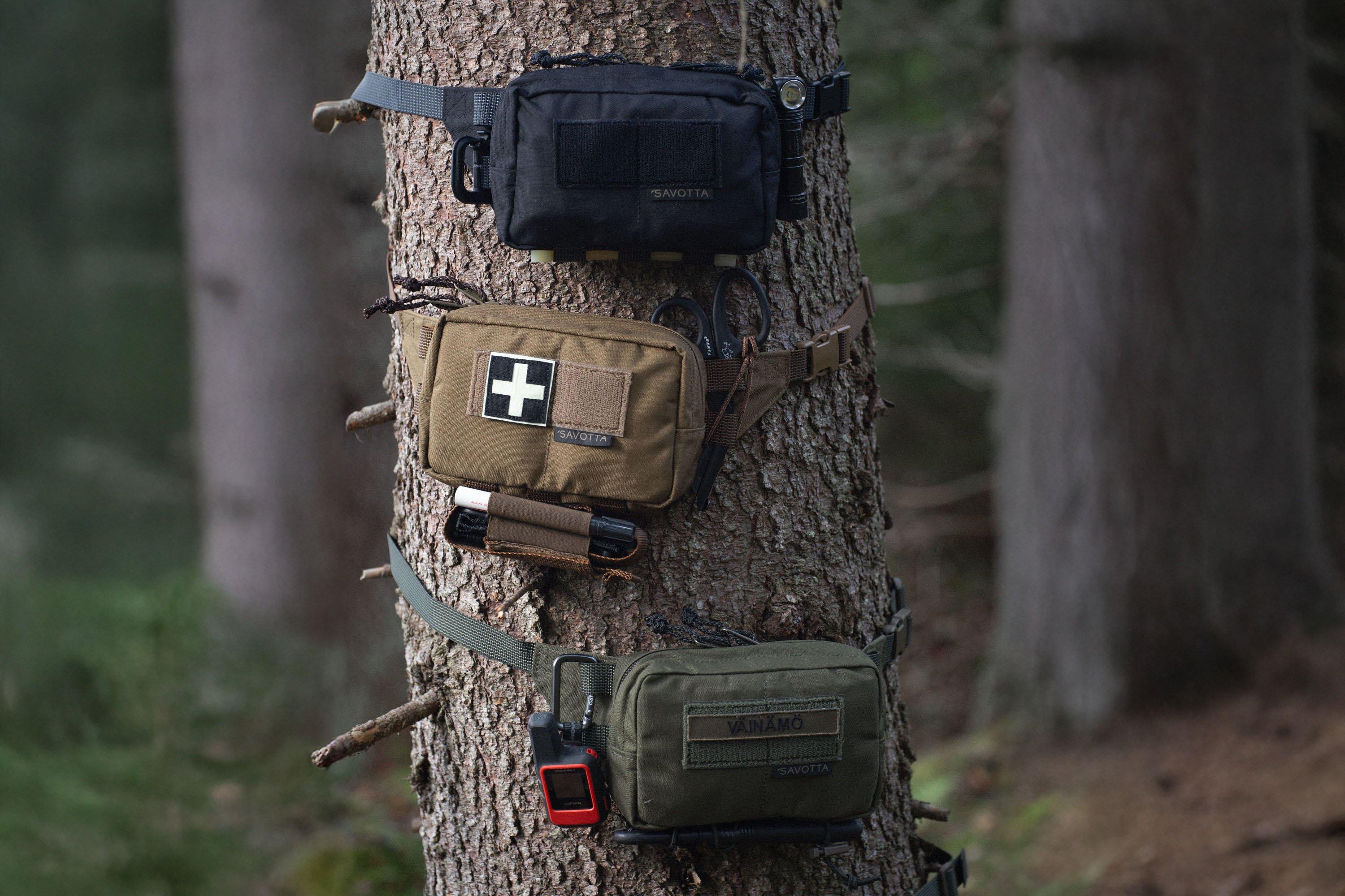Savotta Kukkaro Hip Pack 130600509, black | Advantageously shopping at ...