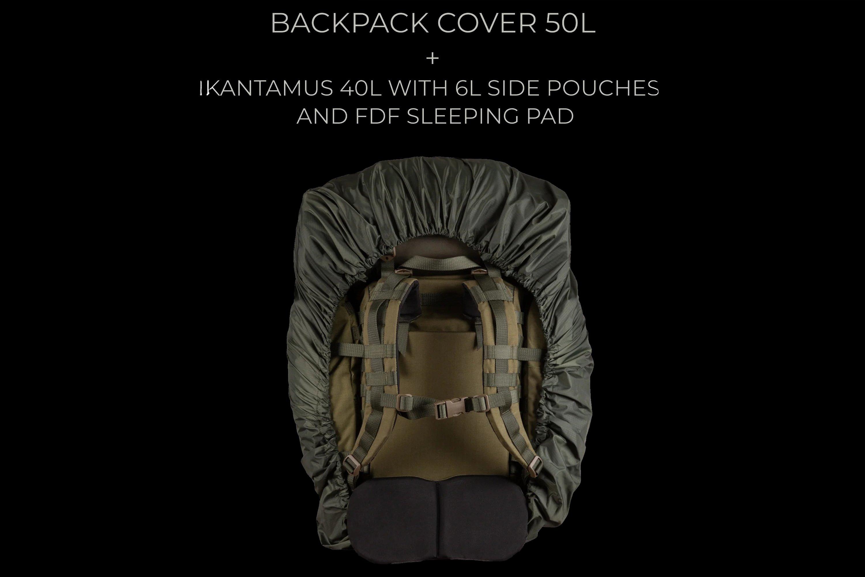 Savotta Backpack Cover 50L, 150035535, Green, rain cover ...