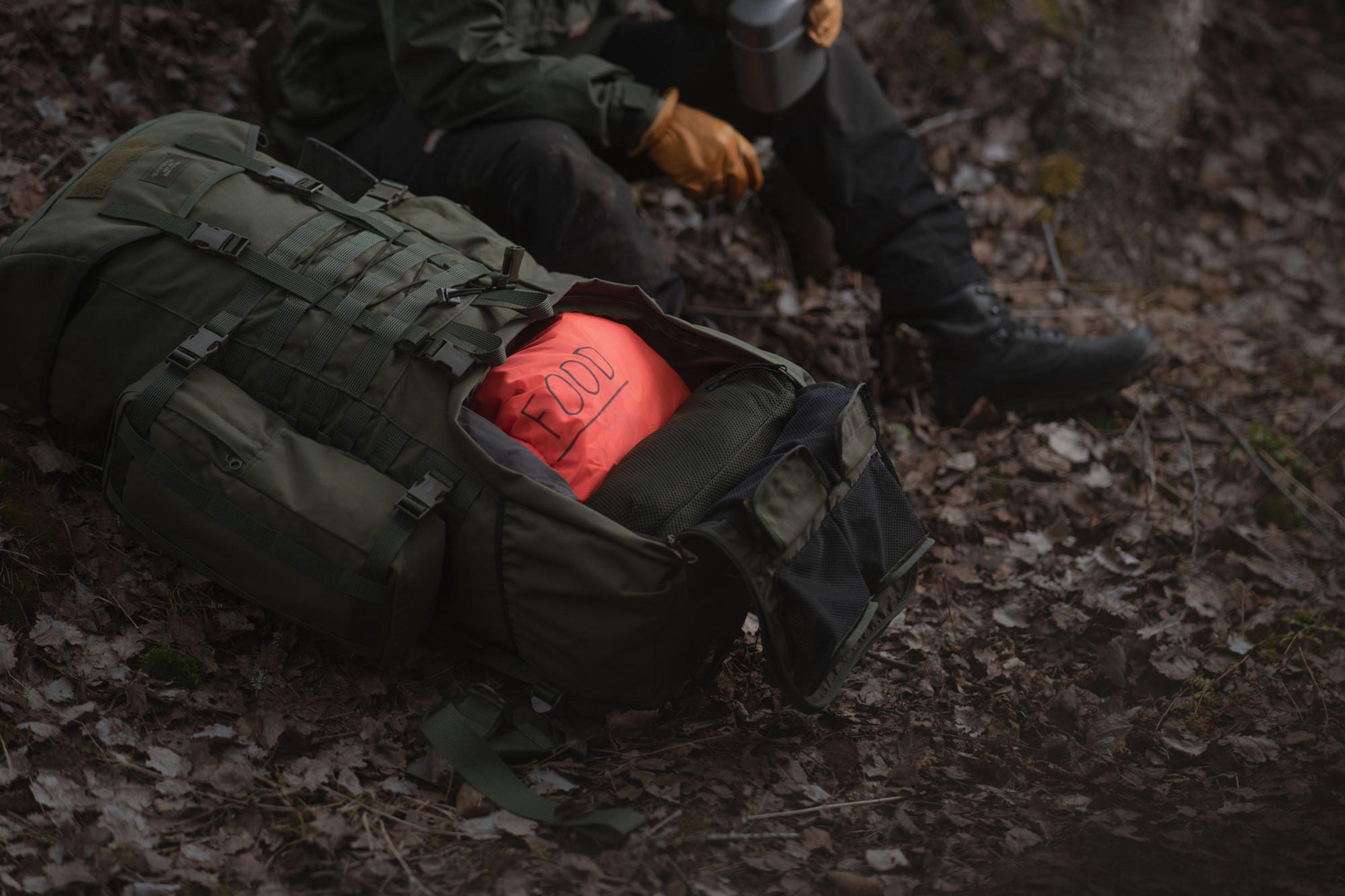 Savotta Rolltop Stuffsack 210D Polyamide Aufbewahrungstasche 40 L grün ...