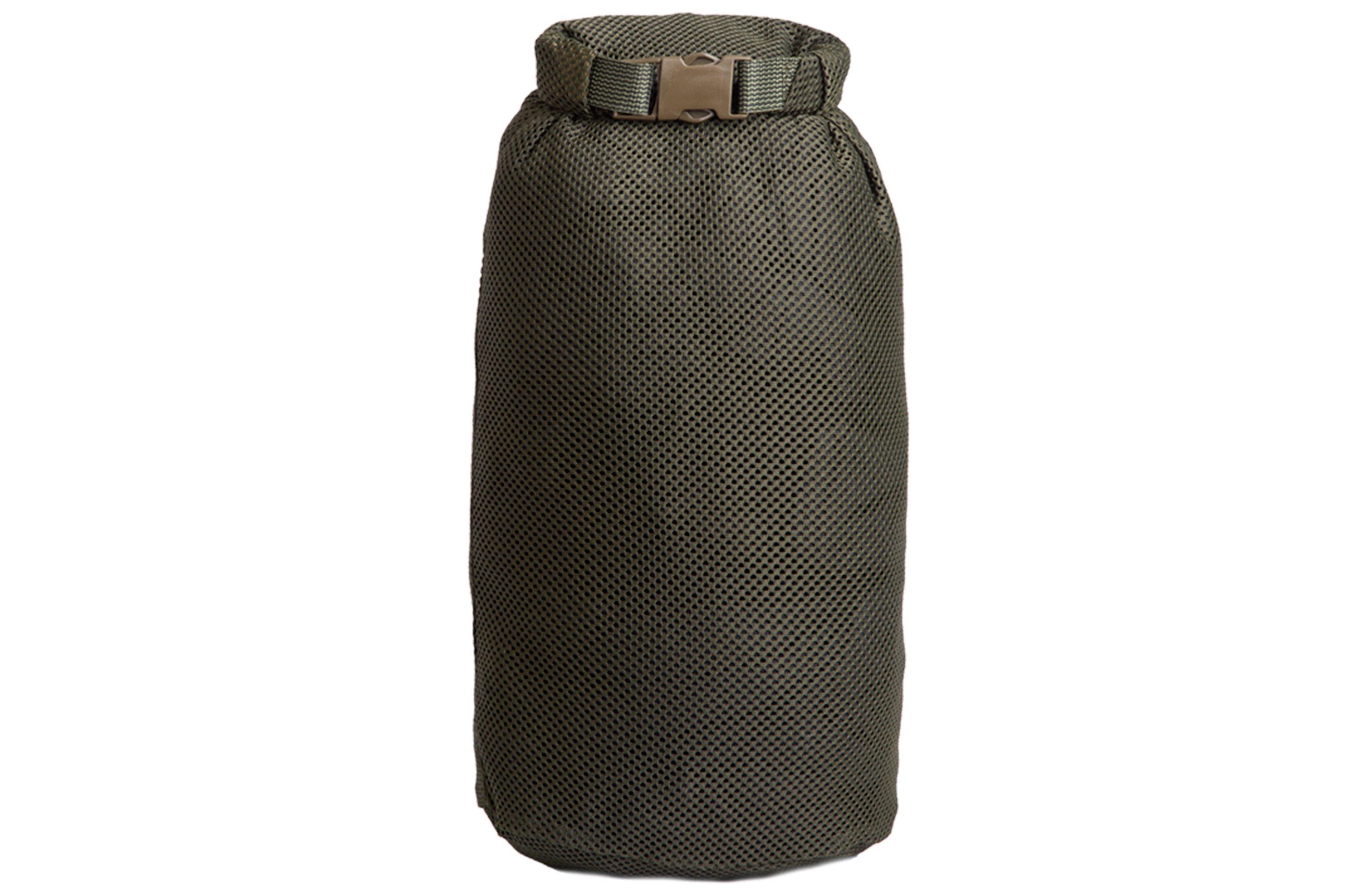 Savotta Rolltop Mesh stuff sack 10 L green | Advantageously shopping at ...
