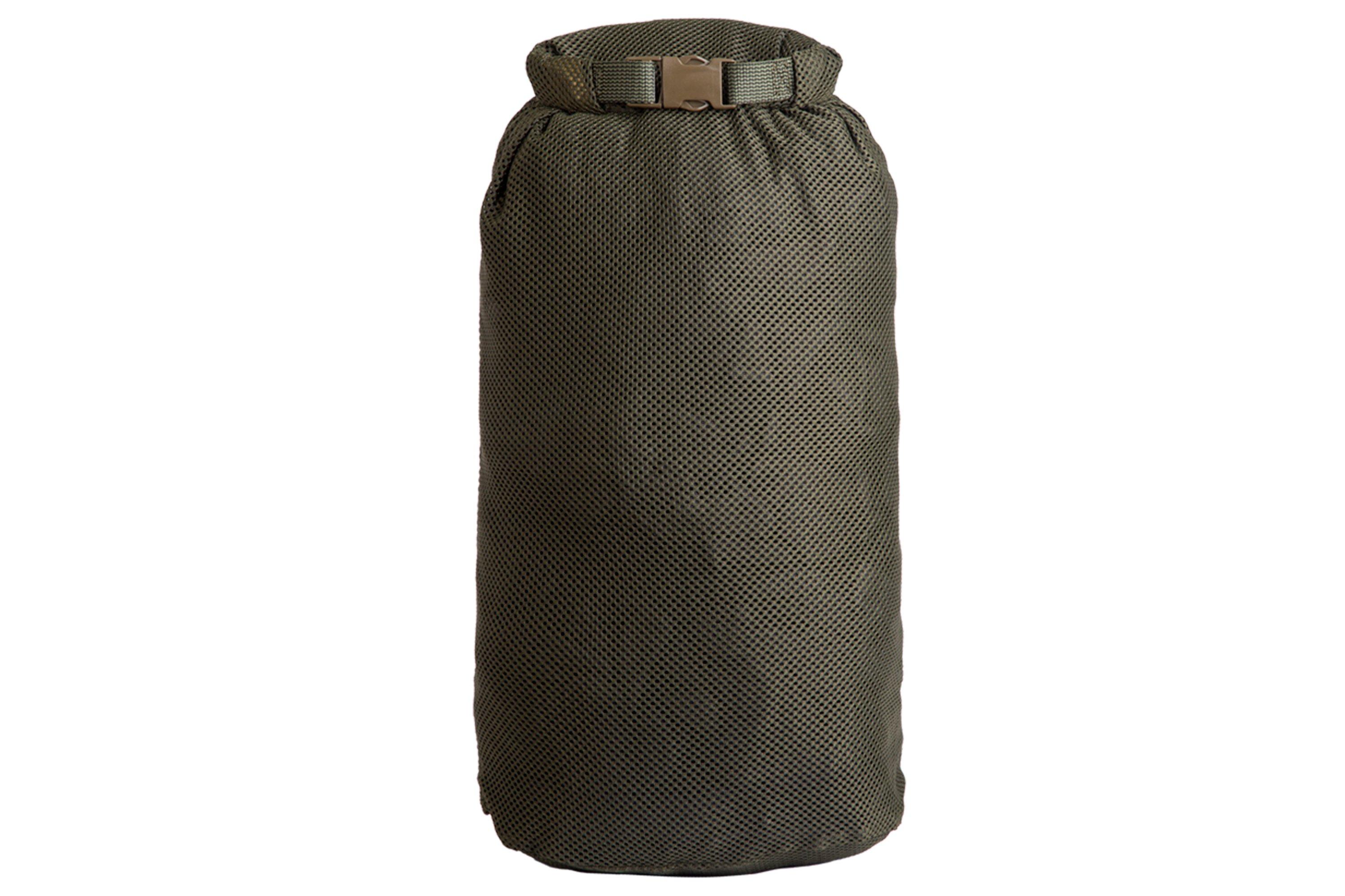 Savotta Rolltop Mesh stuff sack 20 L green | Advantageously shopping at ...