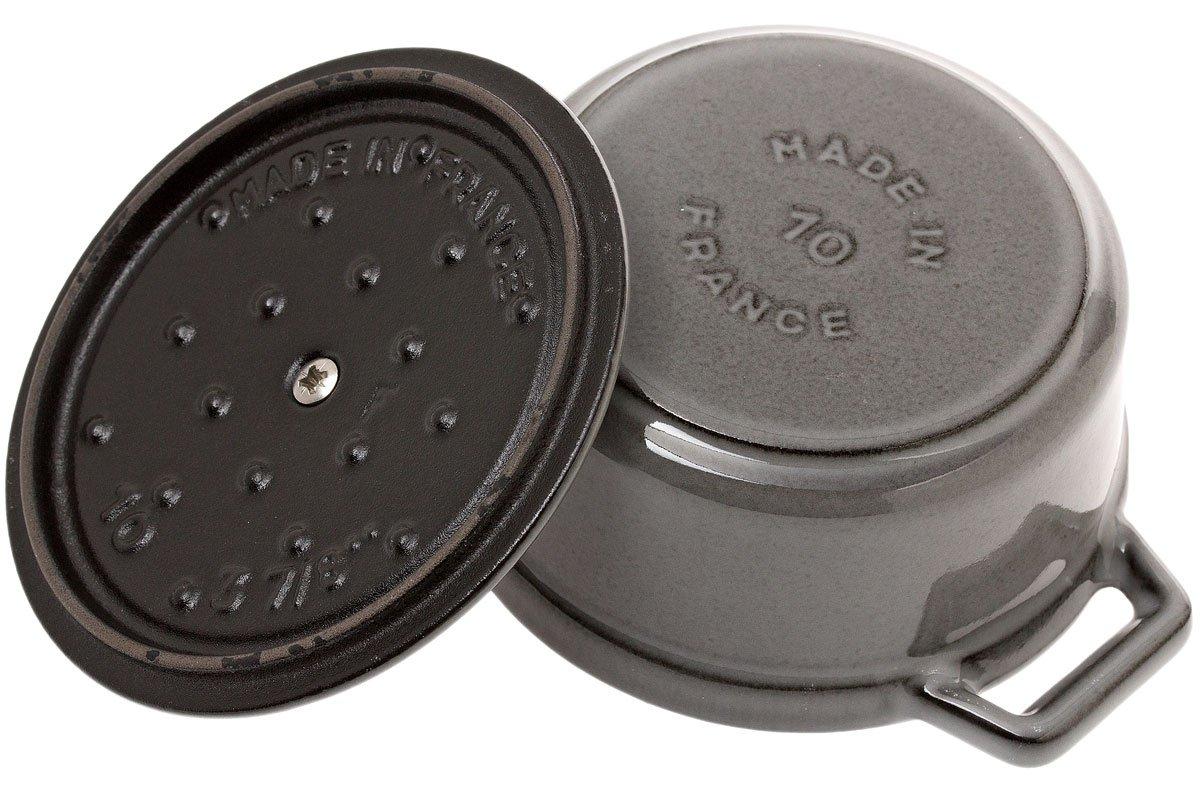 Staub mini casserole-cocotte 10 cm, 0,25 l grey | Advantageously ...