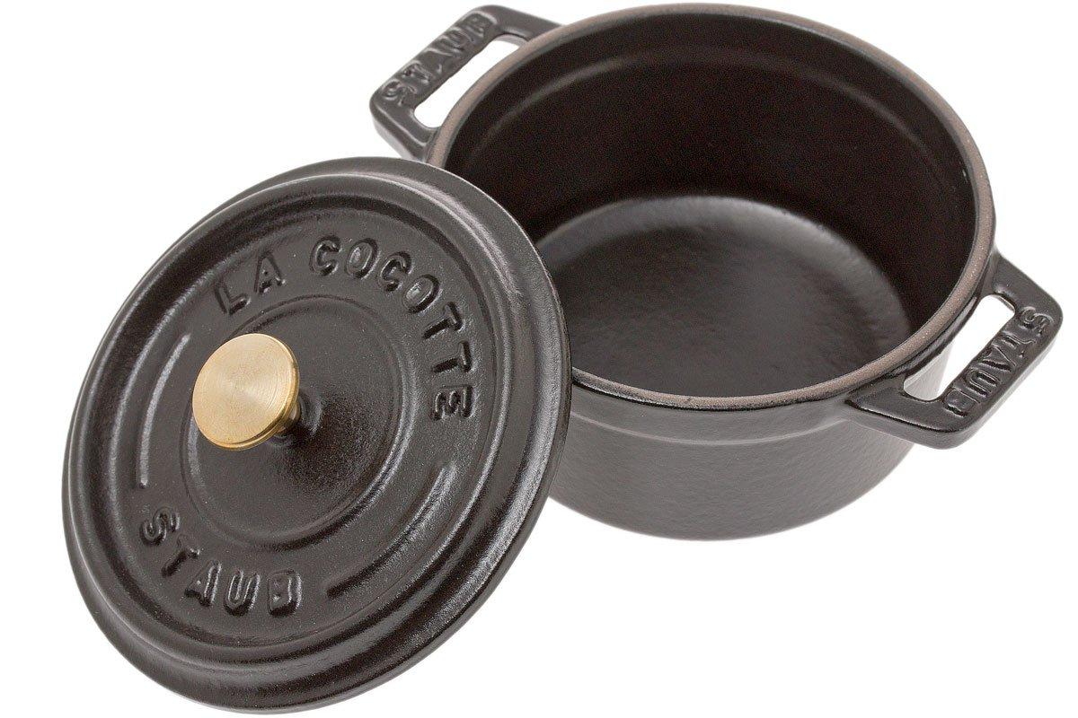 Staub mini casserole-cocotte 10 cm, 0,25 l black | Advantageously ...