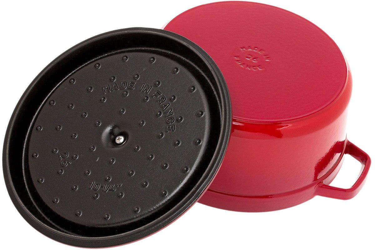 Staub casserole-cocotte 26 cm, 5,2 l red | Advantageously shopping at ...