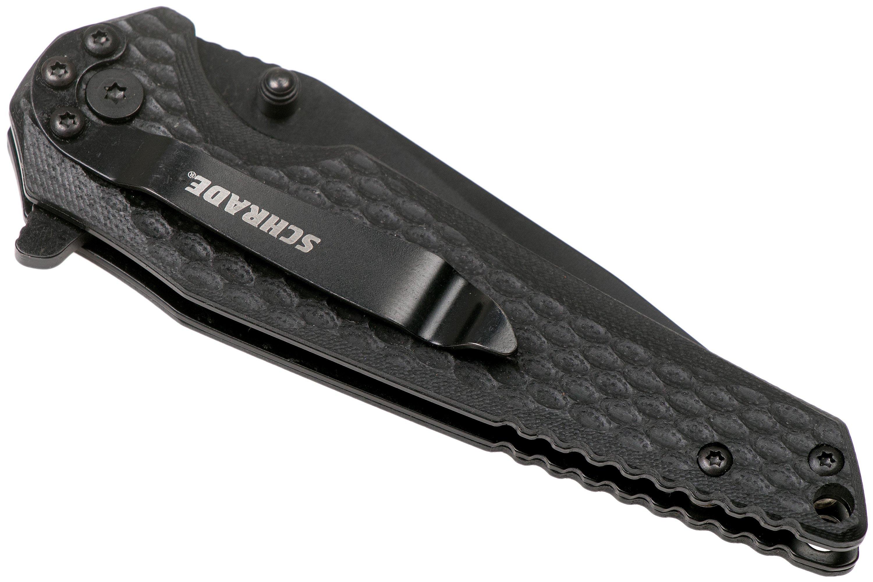 Schrade Fanatic Folding Knife 1136034 pocket knife | Advantageously ...