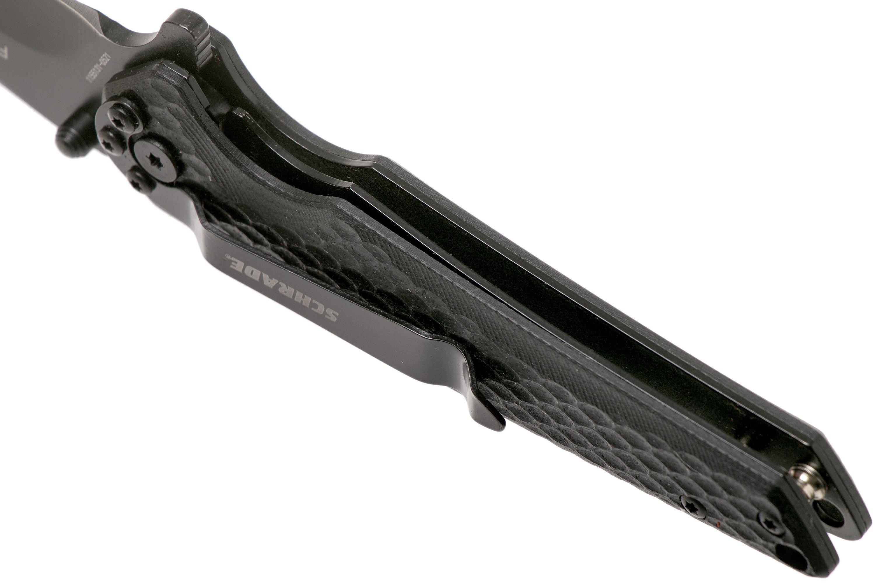 Schrade Fanatic Folding Knife 1136034 pocket knife | Advantageously ...