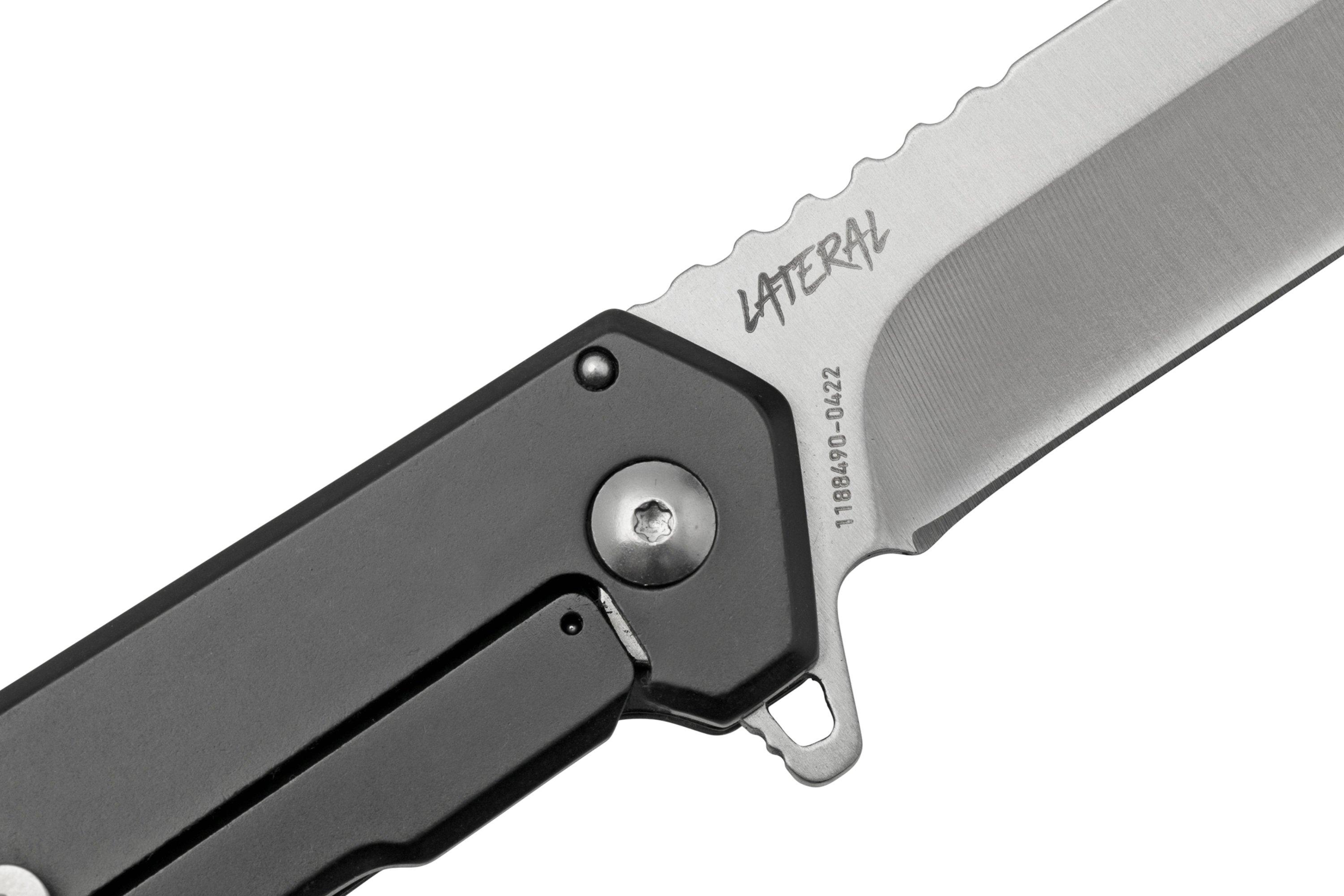 Schrade Lateral 1159291 black and green G10, pocket knife ...