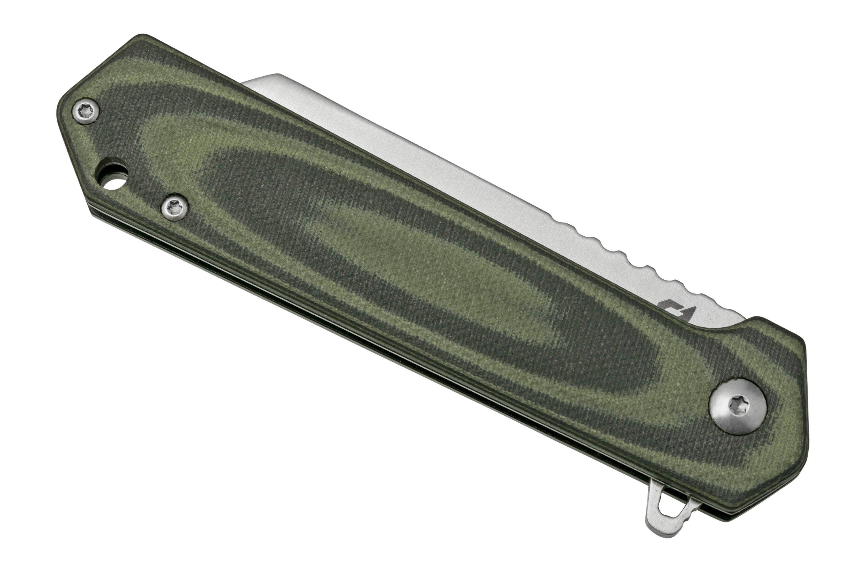 Schrade Lateral 1159291 black and green G10, pocket knife ...
