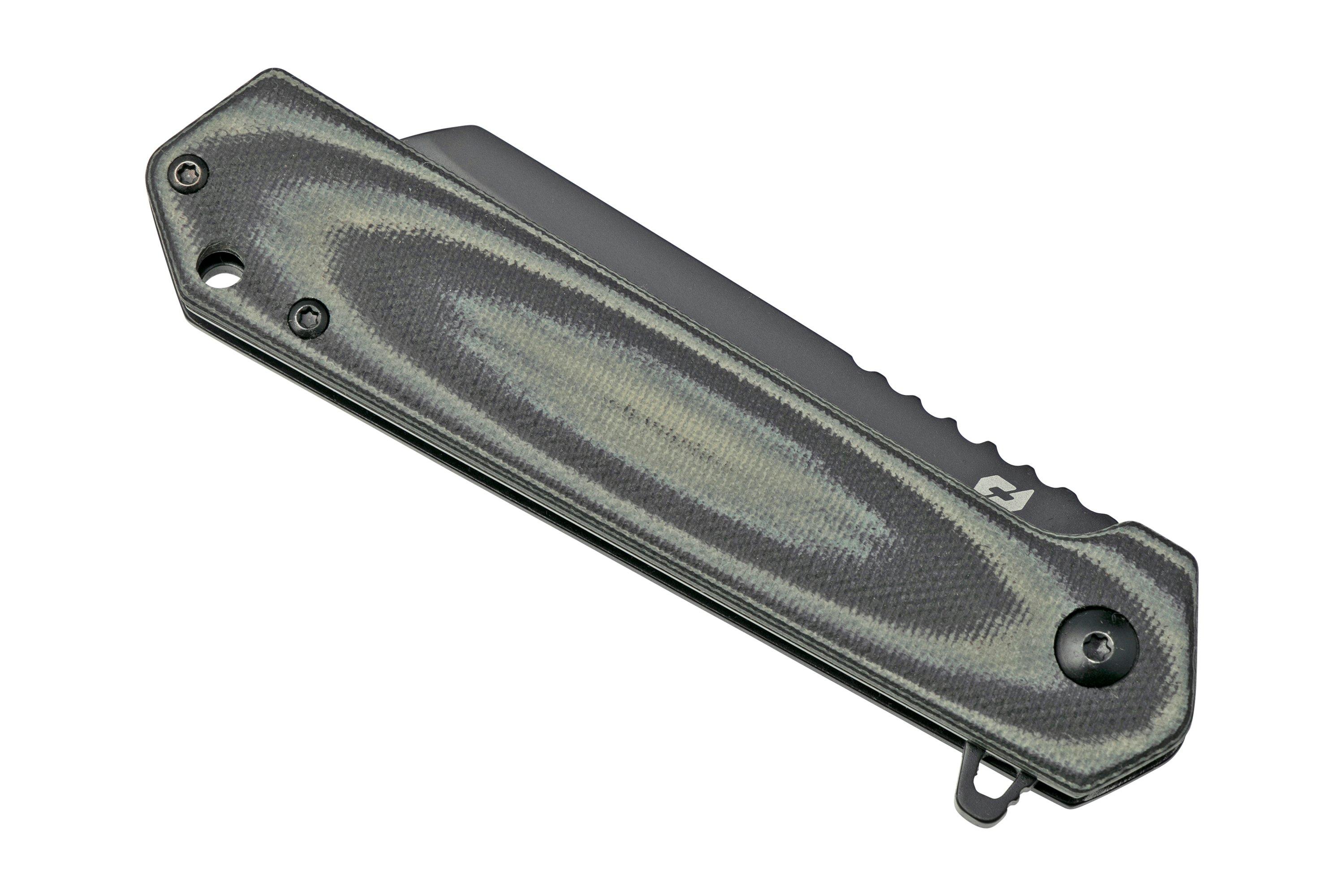Schrade Lateral 1159293 black and white G10, pocket knife ...