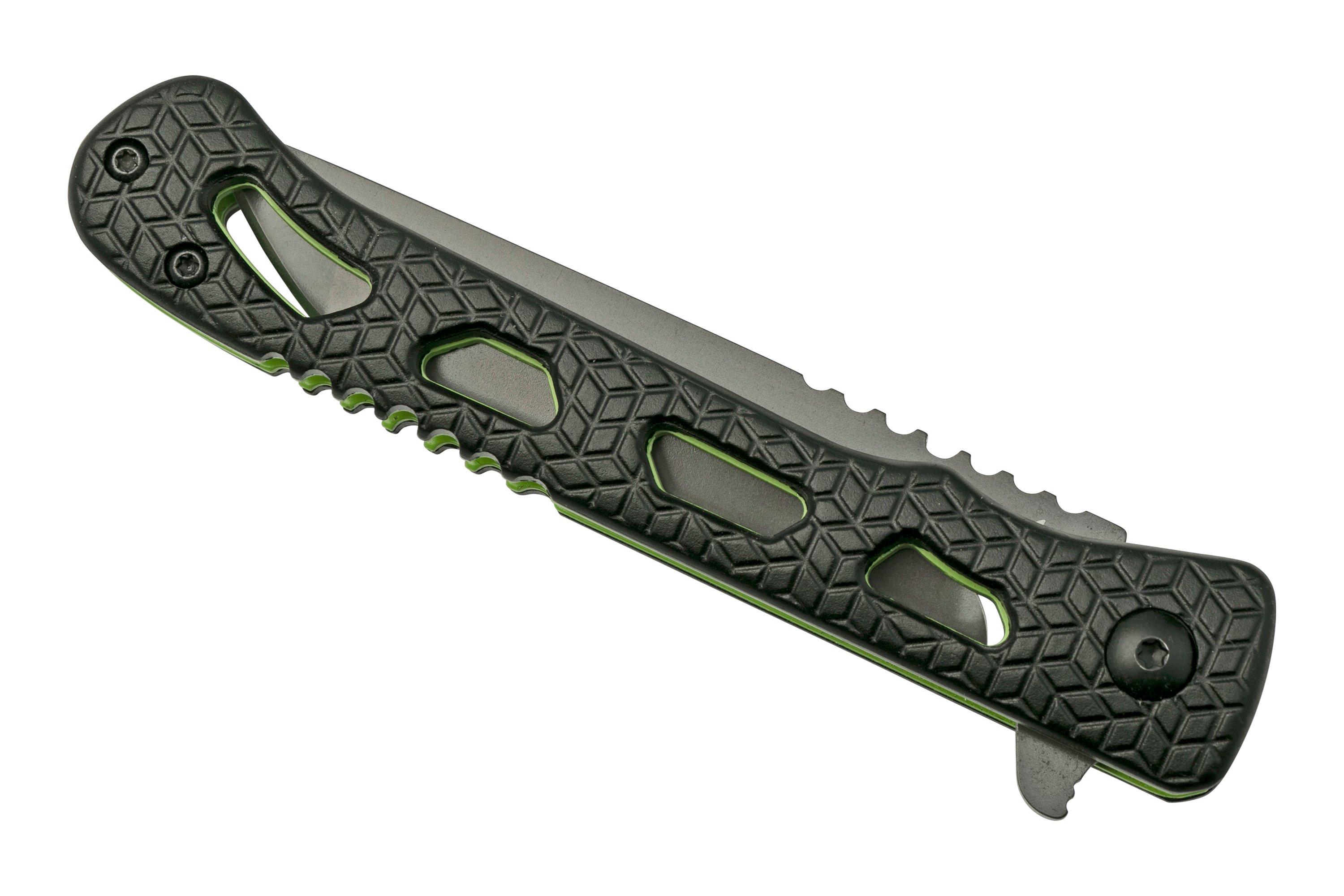 Schrade Inert CLR Tanto 1159302, black pocket knife | Advantageously ...