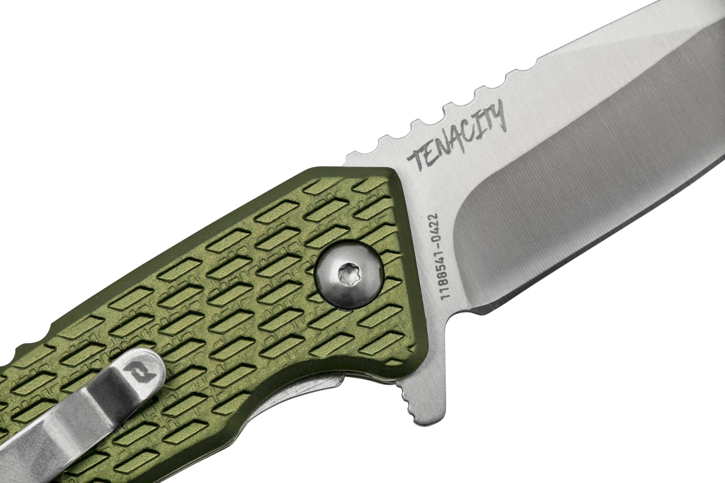 Schrade Tenacity 1159317, aluminium vert, couteau de poche | Achetez à ...