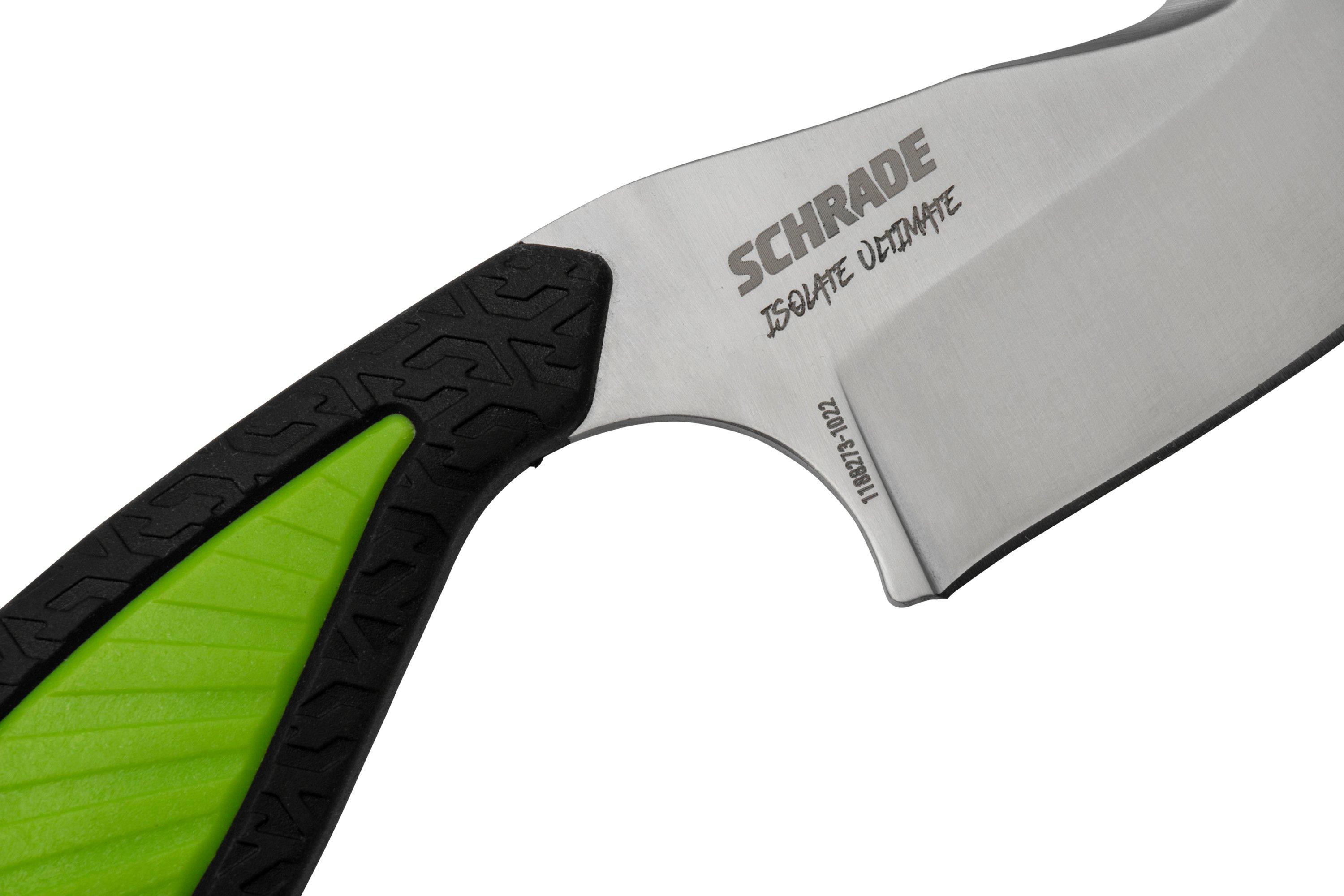 Schrade Isolate Ultimate 1159330, Aus-10, Satin, hunting knife with ...