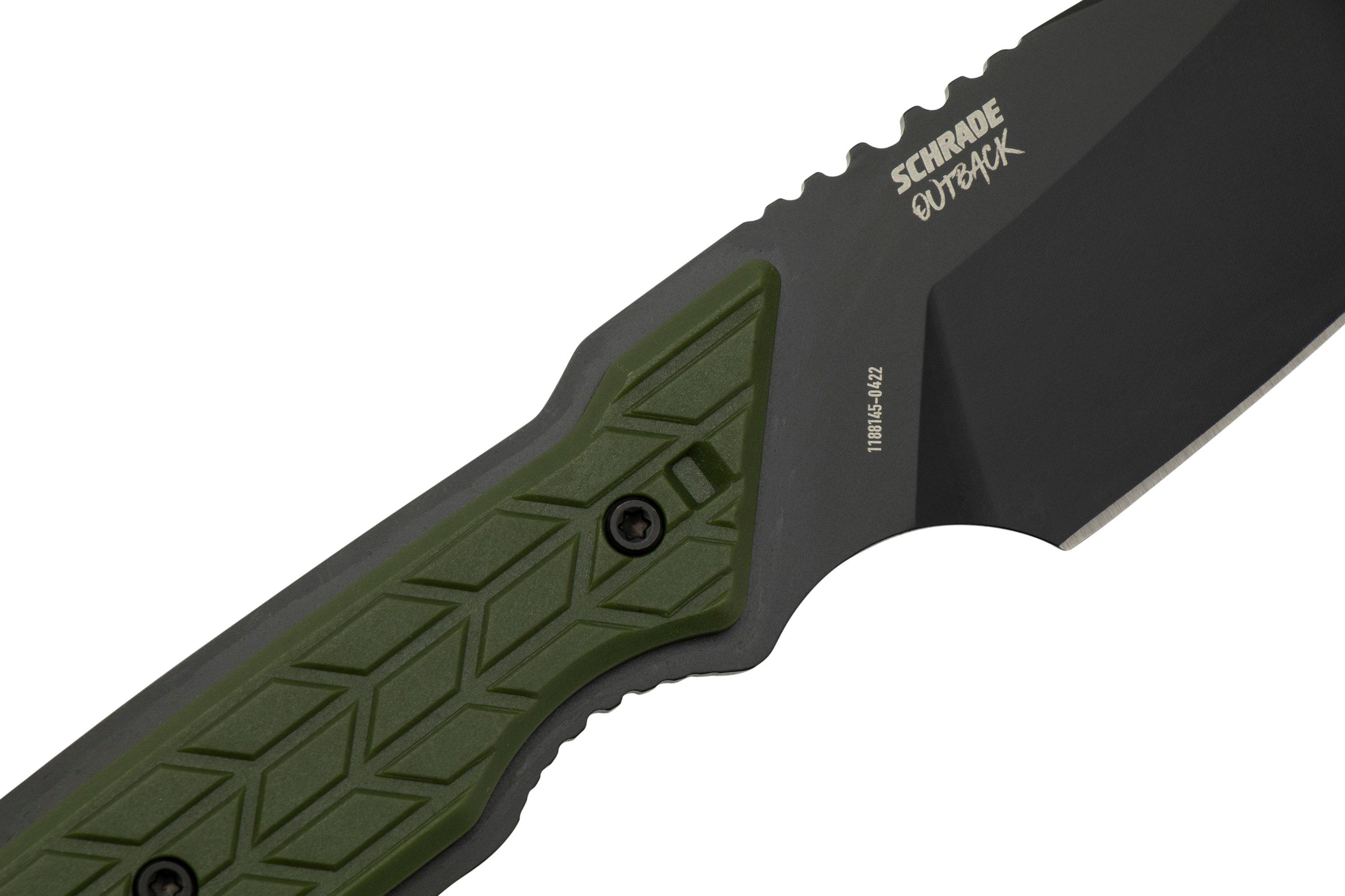 Schrade Outback Fixed Blade 1182497, black, fixed knife ...