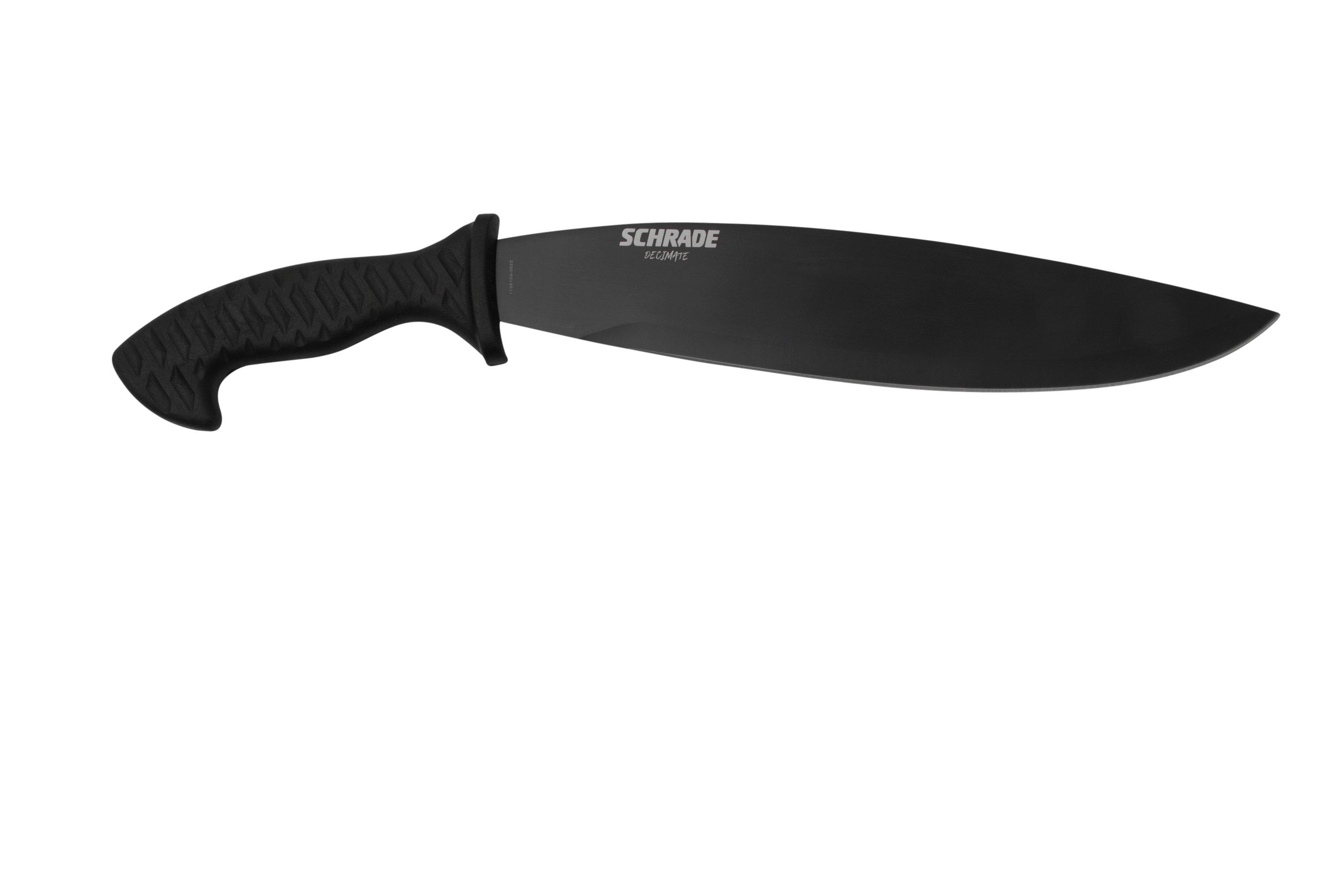 Schrade Decimate Bolo 1182507 black, machete | Advantageously shopping ...