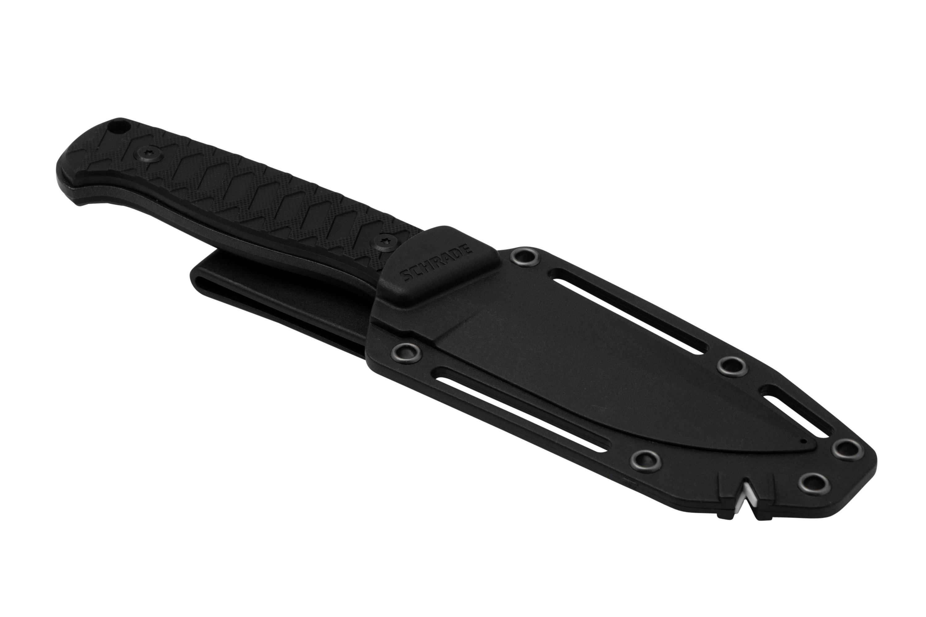 Schrade Wolverine 1182520, black, fixed knife | Advantageously shopping ...