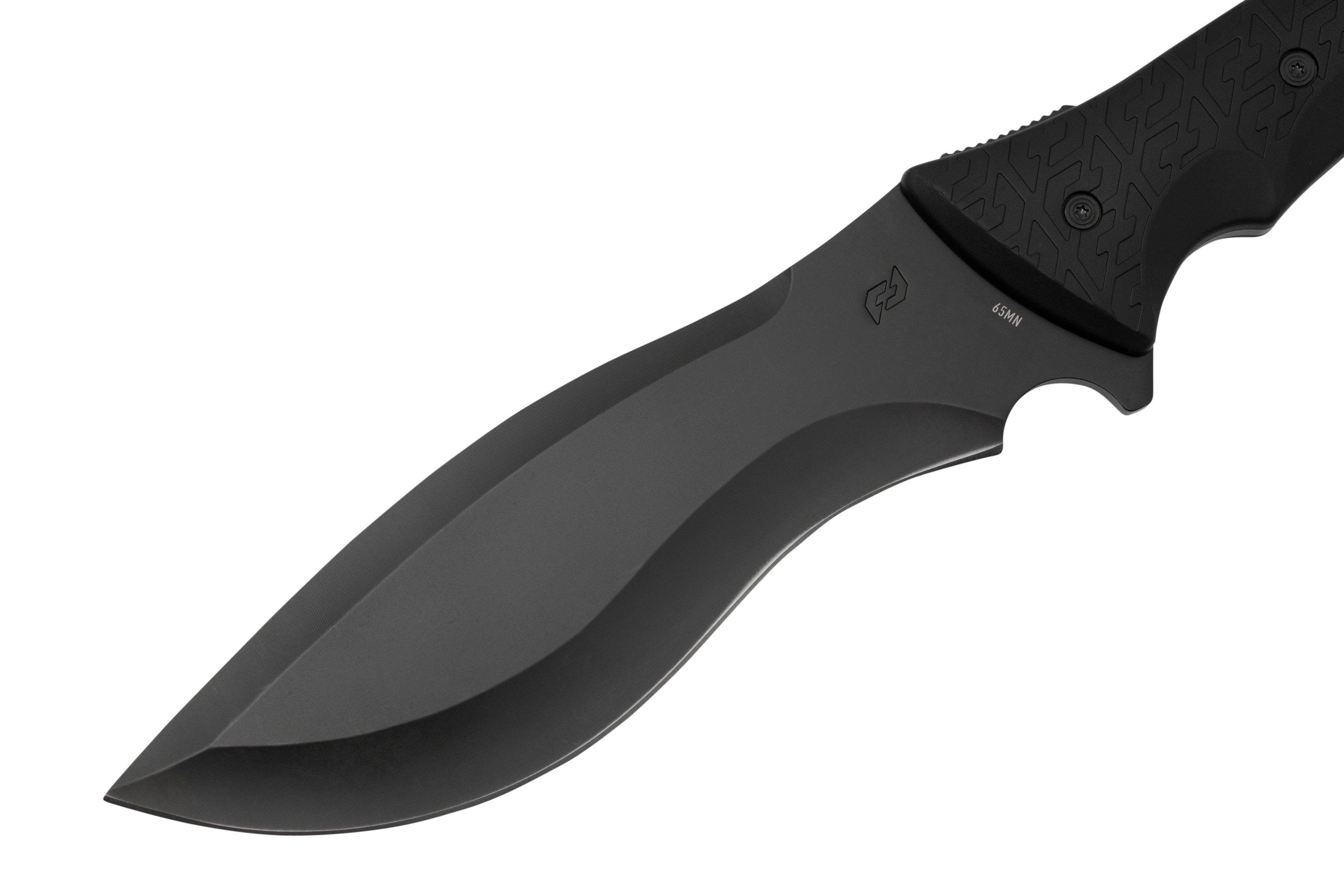 Schrade Little Ricky 65MN, 650911 black survival knife | Advantageously ...