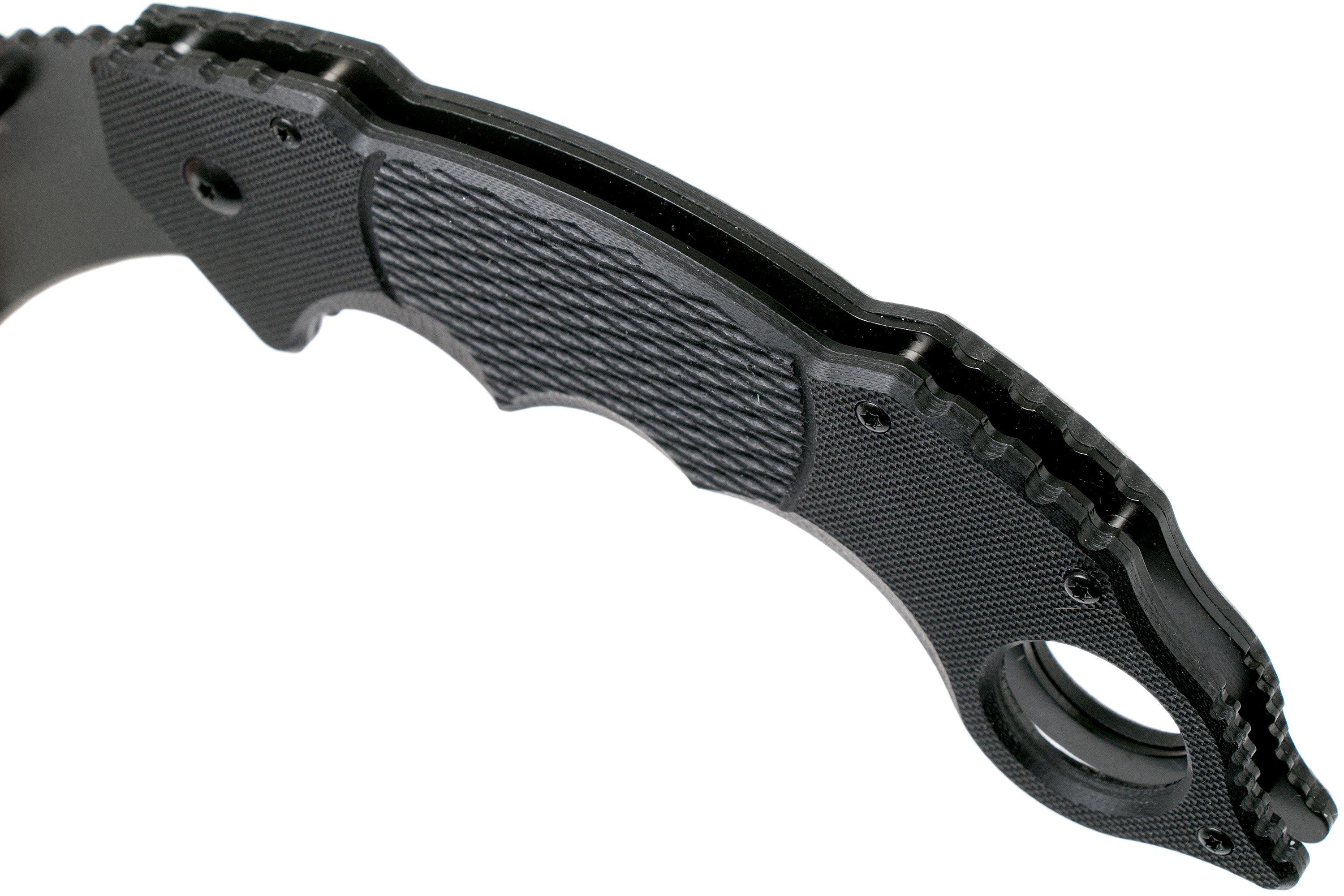 Schrade Karambit SCH110 Black G10 pocket knife | Advantageously ...