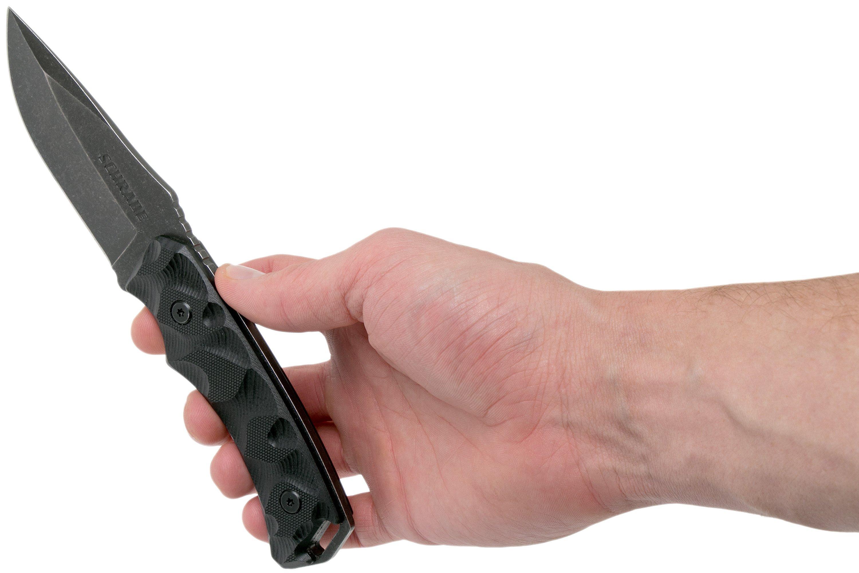 Schrade Tactical Fixed Blade SCHF14 fixed knife | Advantageously ...