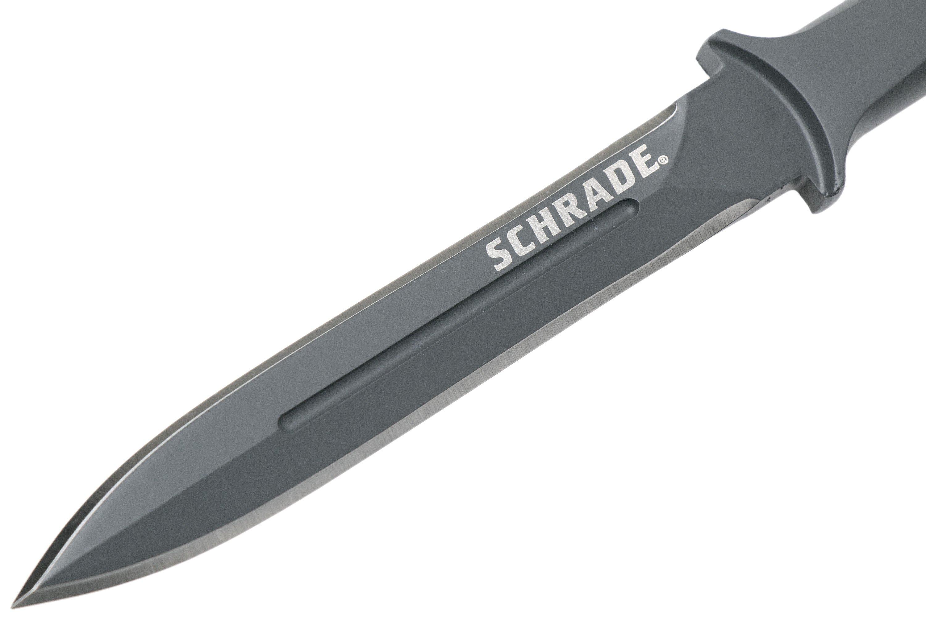 Schrade One Piece Drop Forged SCHF21 9” Double Edge, dagger ...