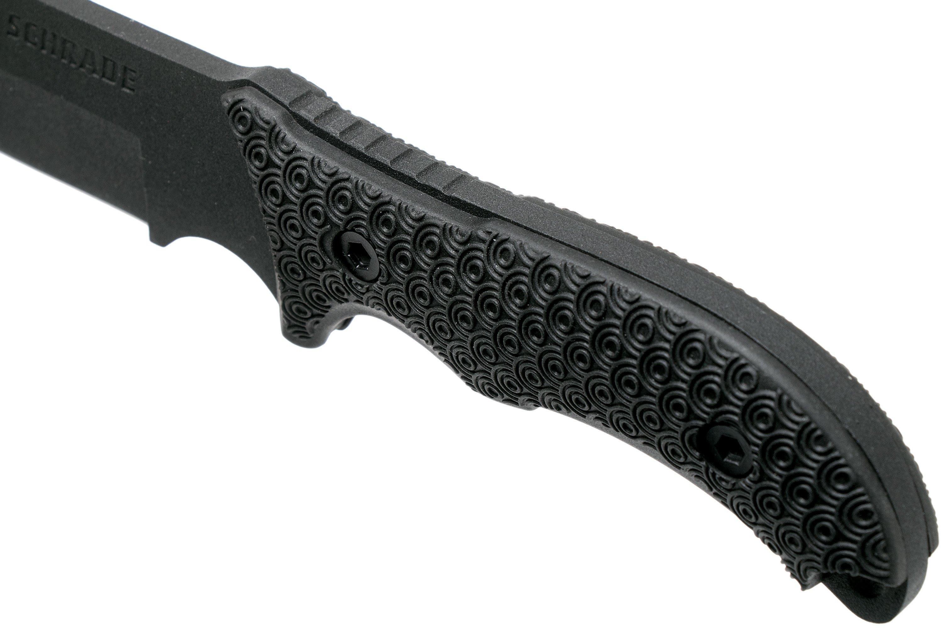 Schrade Frontier 7" Fixed Blade SCHF37, 1095 Carbon Steel, fixed knife ...