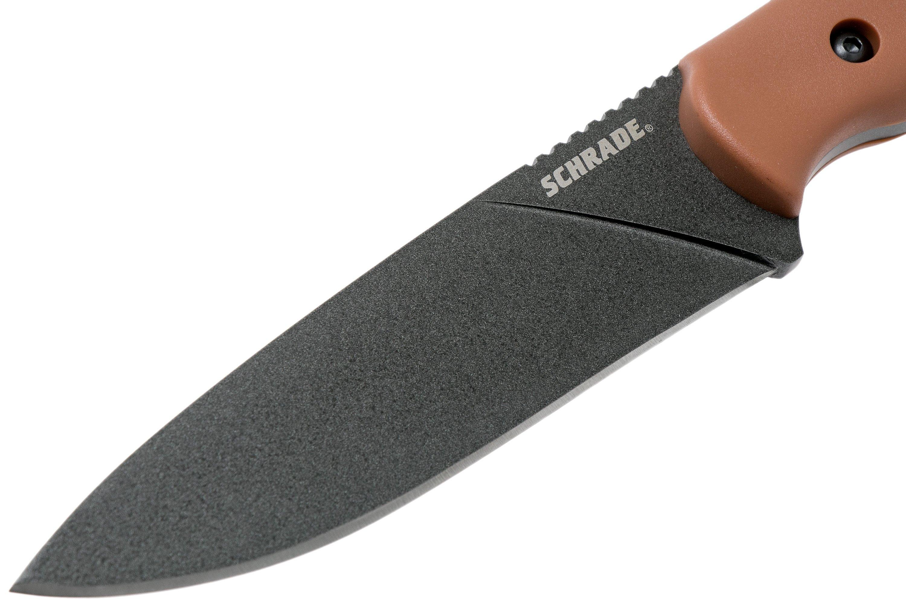 Schrade Straight Drop Point Fixed Blade SCHF42D outdoor knife, Brian ...