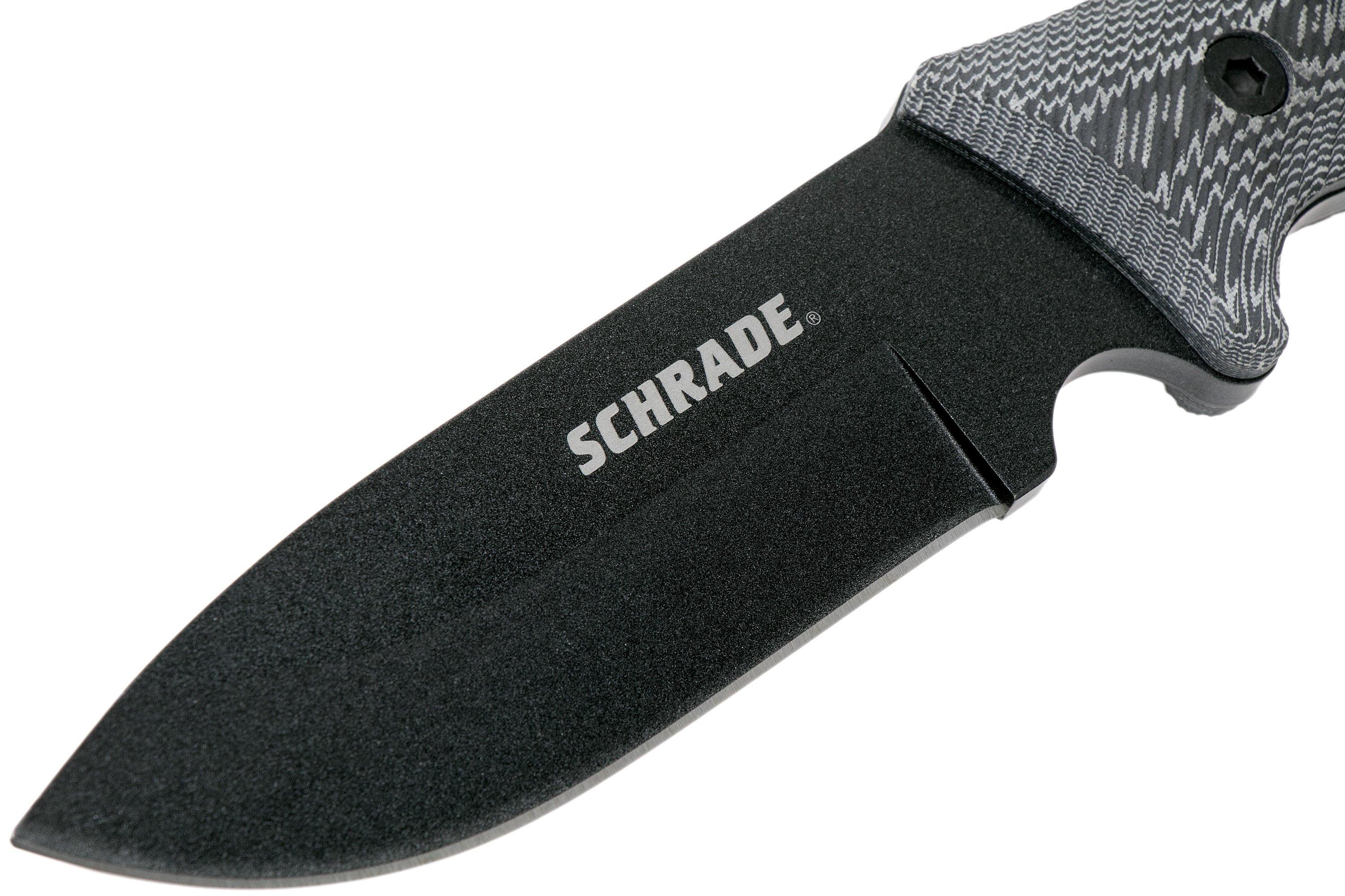 Schrade Frontier 5" Fixed Blade SCHF51M Micarta, 1095 Carbon Steel ...
