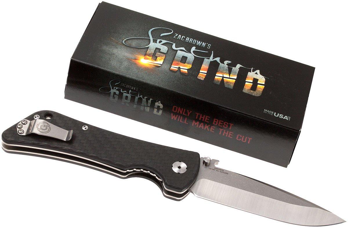 Southern Grind Bad Monkey Emerson, Drop Point, Tumbled Satin ...