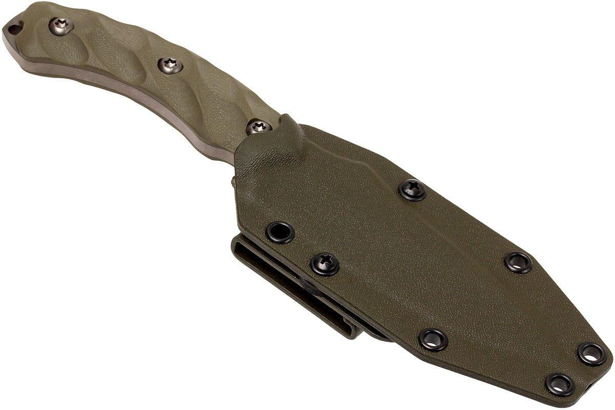 Southern Grind Jackal, OD-Green G10, PVD gunmetal blade ...