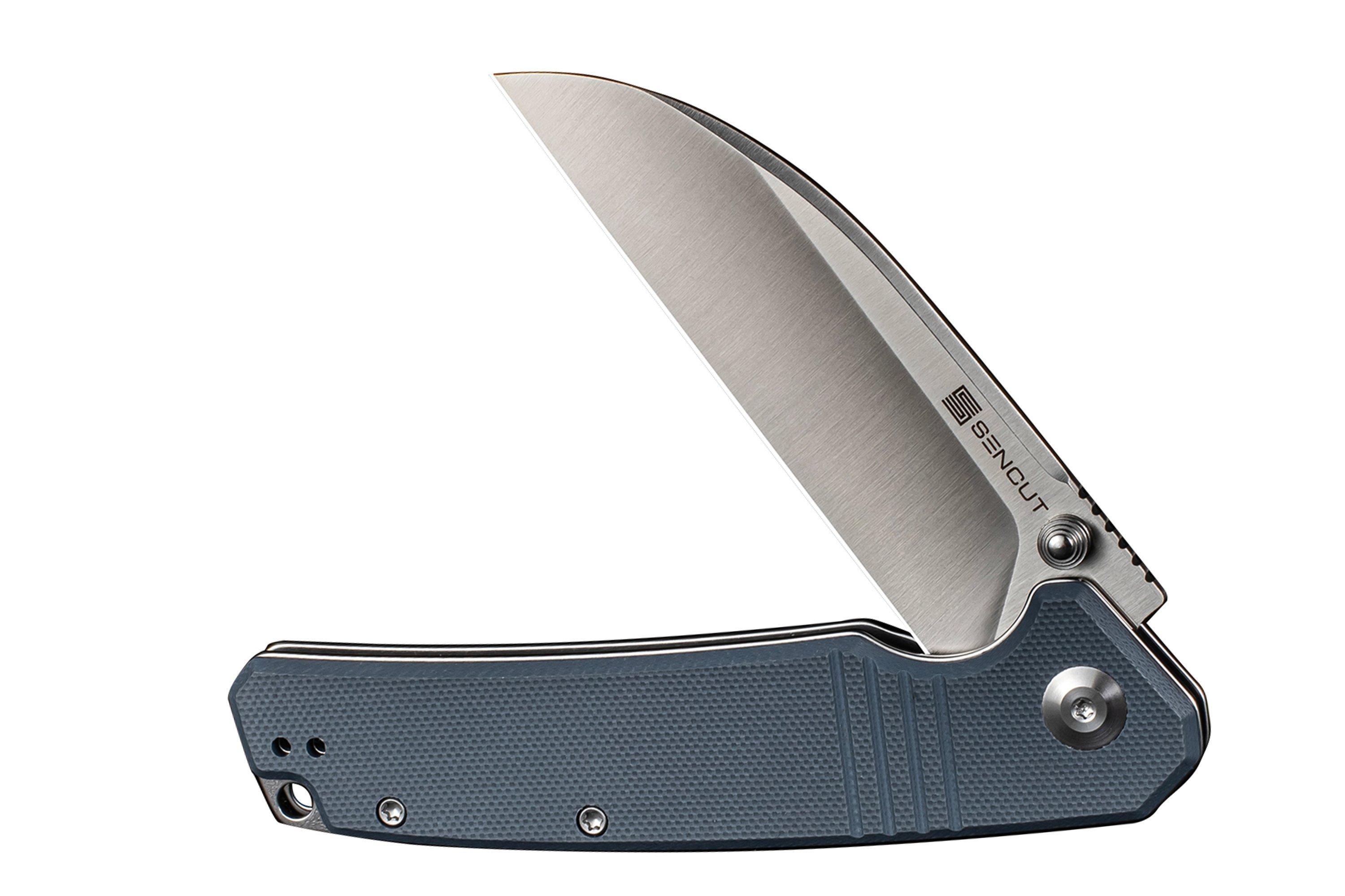 SENCUT Awassi S24065-2 Satin Neutral Blue G10, pocket knife ...