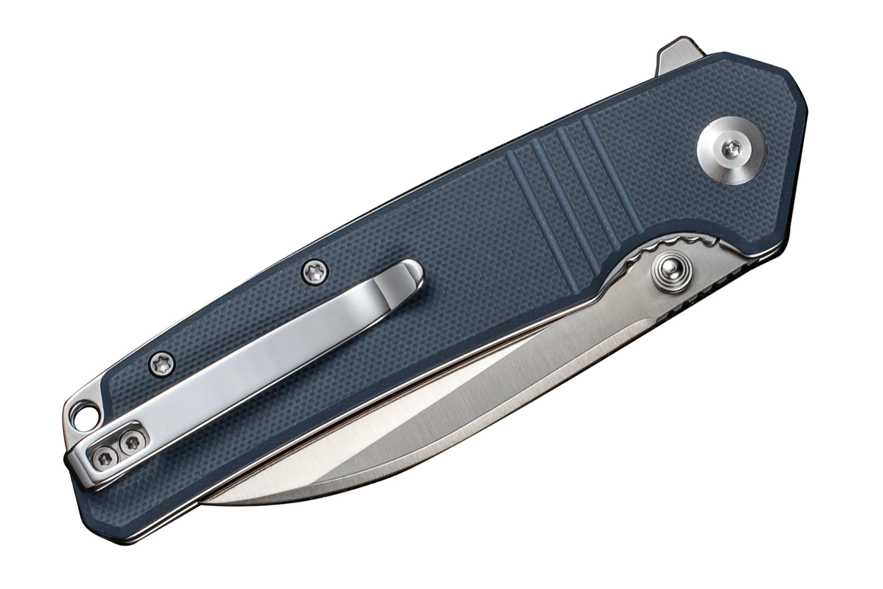 SENCUT Awassi S24065-2 Satin Neutral Blue G10, coltello da tasca | Fare ...