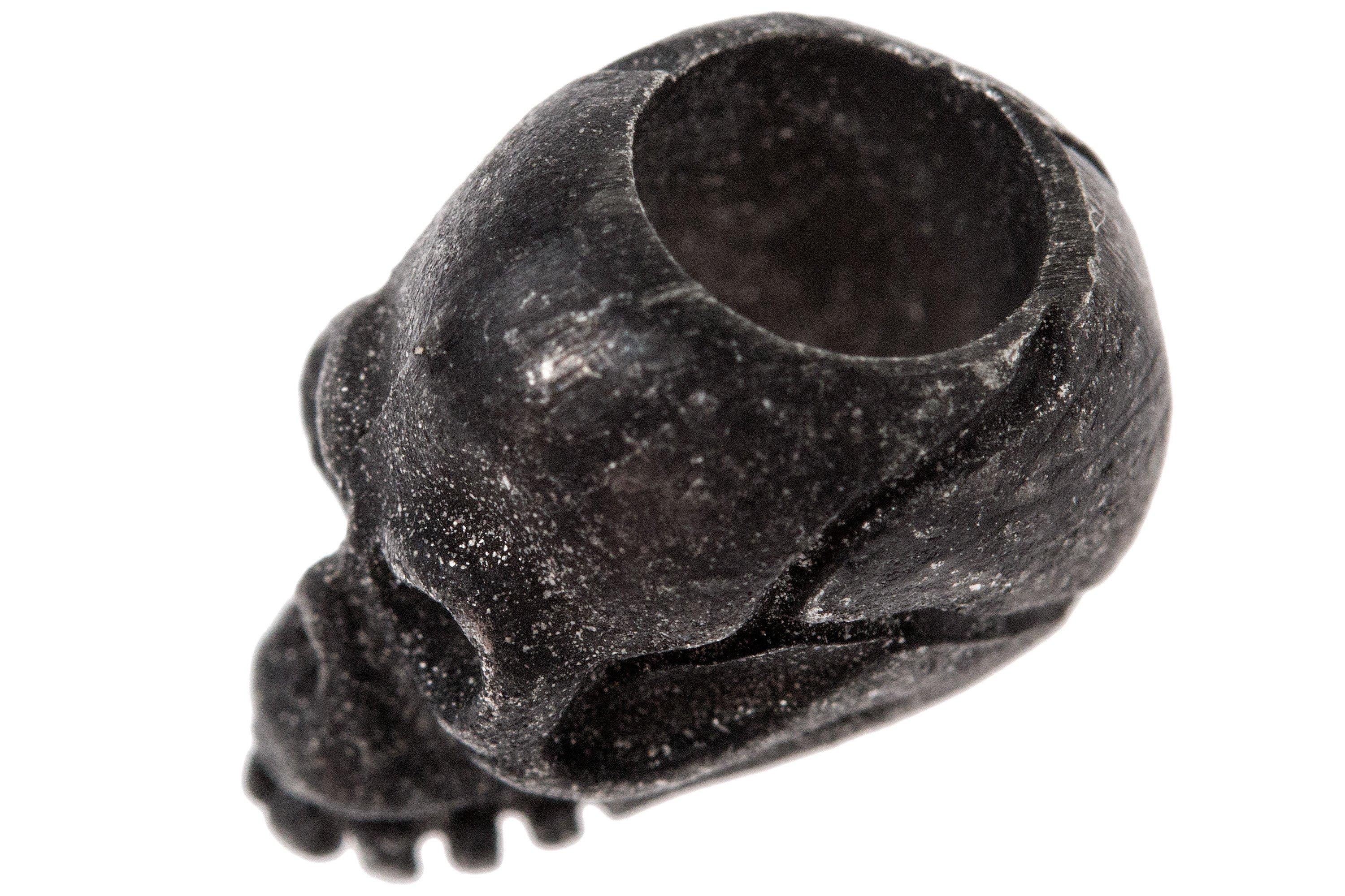 Schmuckatelli Joe Skull Bead 3/16" Hole Black Oxidized | Advantageously ...