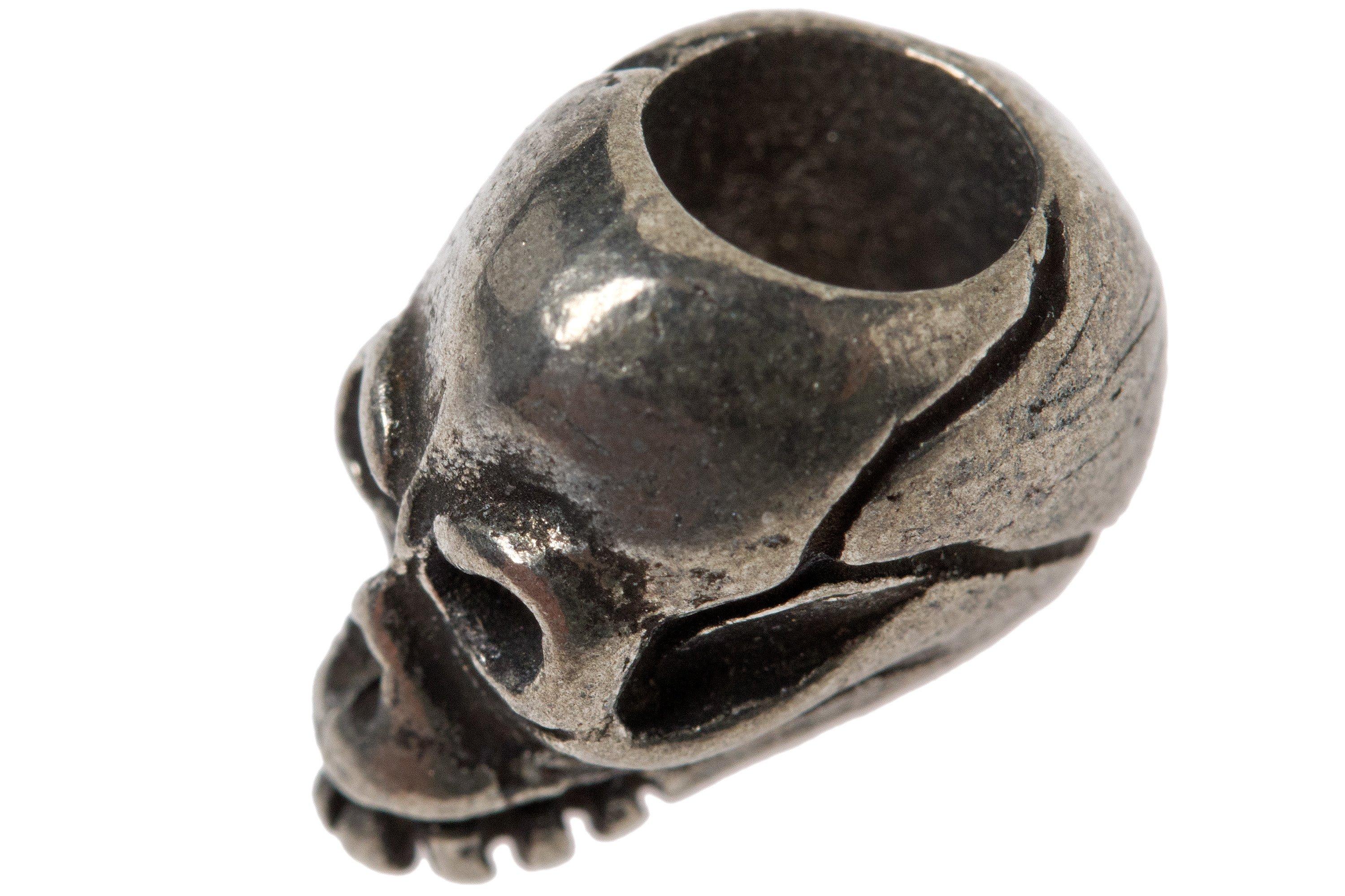 Schmuckatelli Joe Skull Bead 3/16" Hole Pewter | Advantageously ...