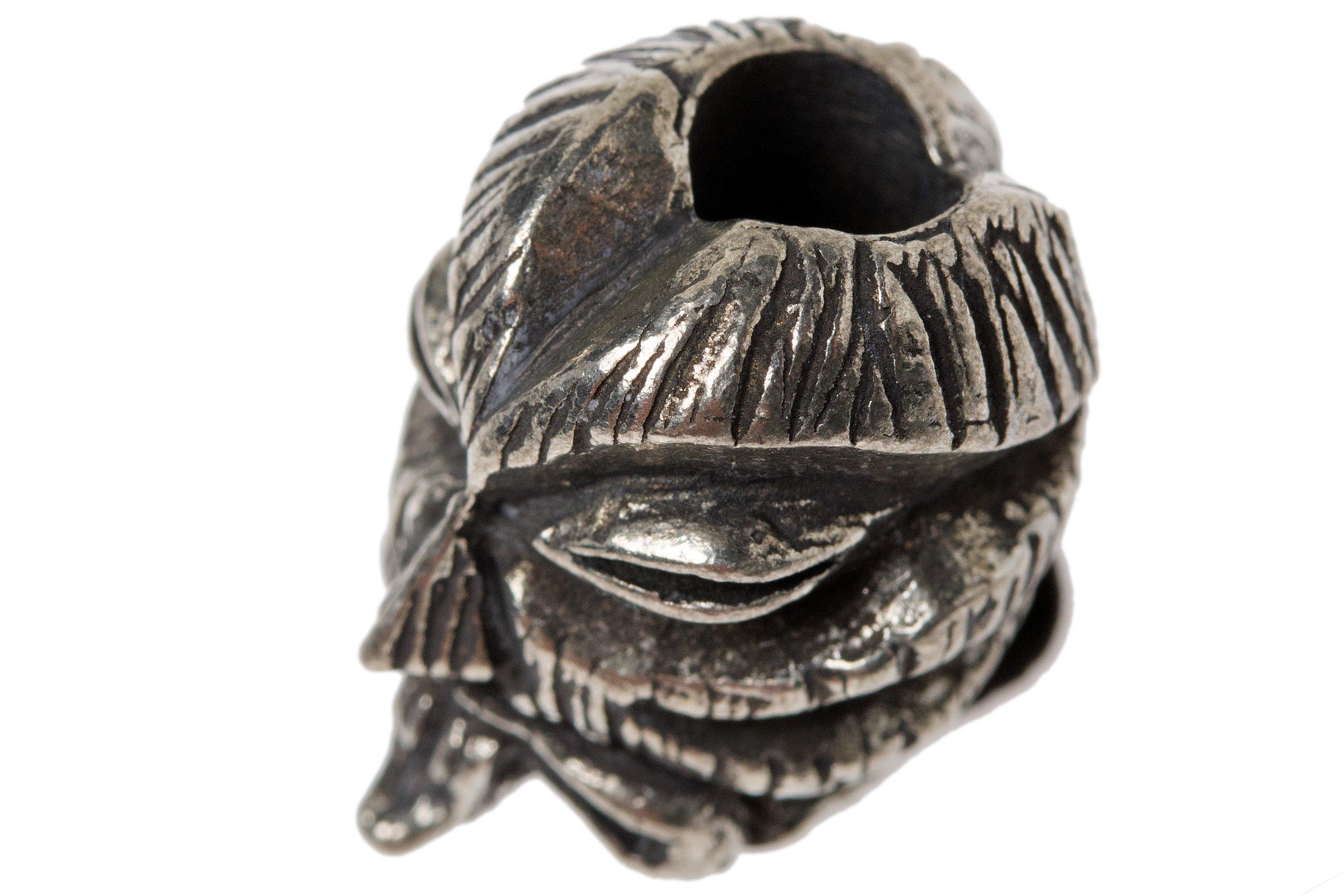 Schmuckatelli Kiko Tiki Bead Pewter | Advantageously shopping at ...