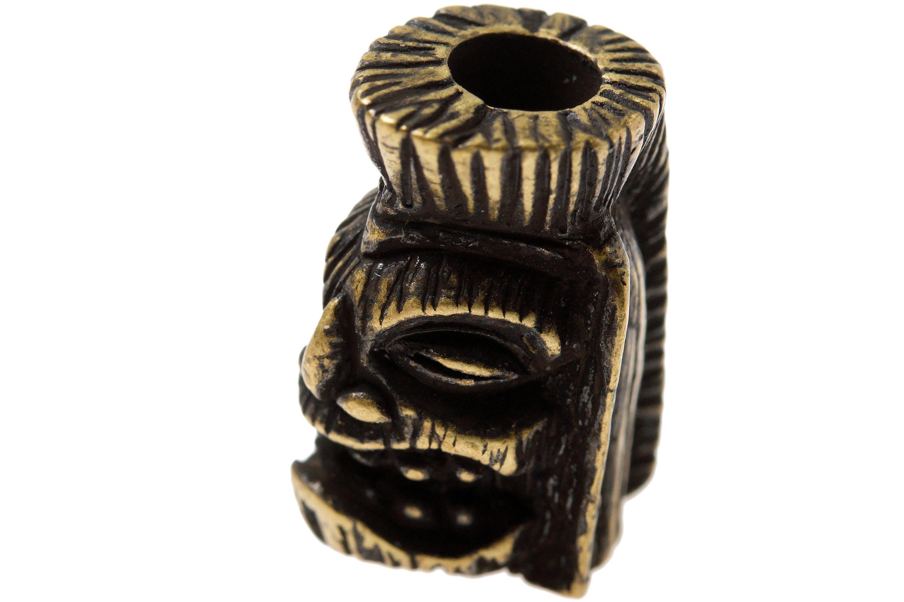 Schmuckatelli Ku Tiki Bead Roman Brass Oxidized | Advantageously ...