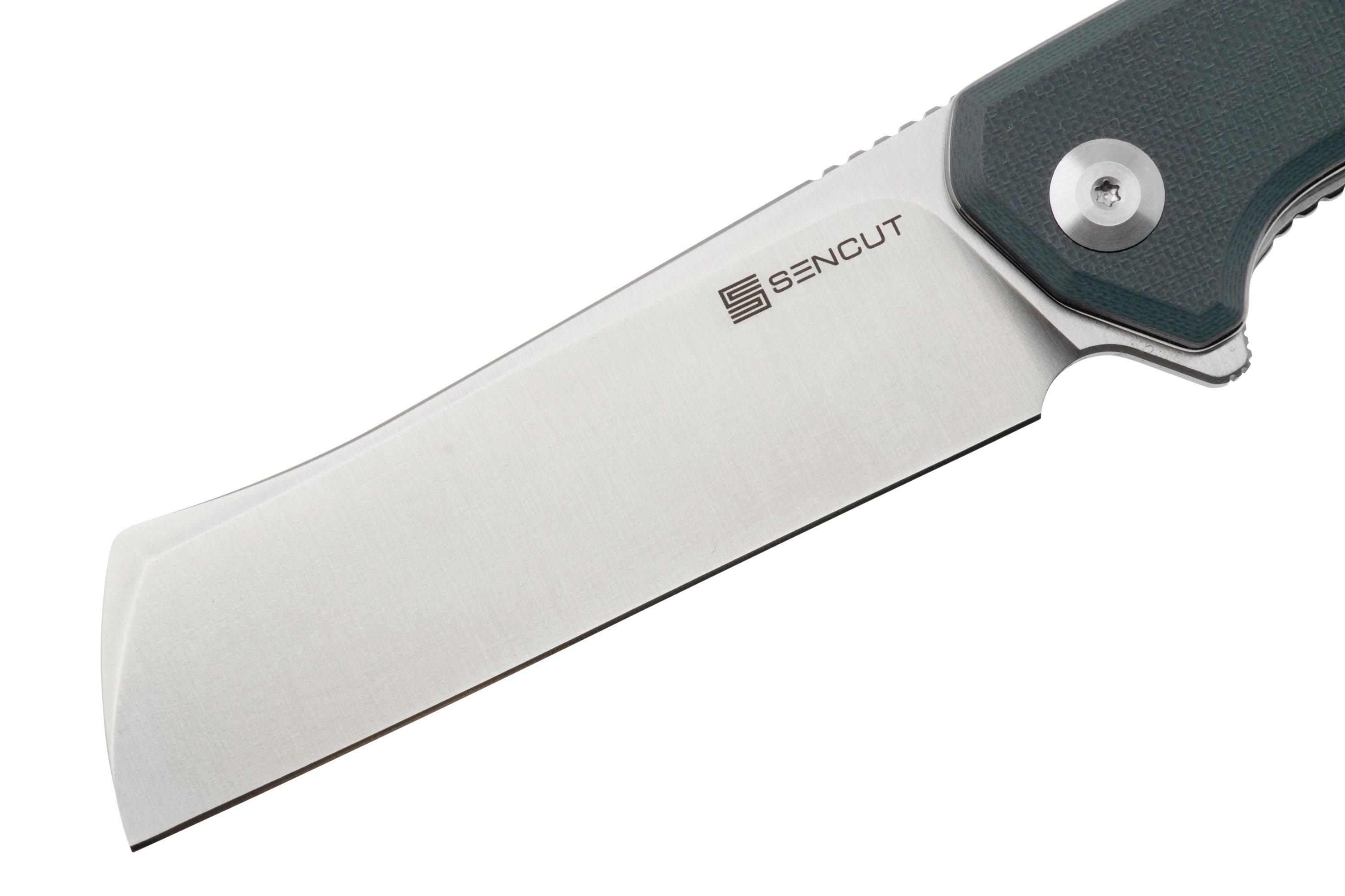 SENCUT Traxler S20057C-2 Satin, Neutral Blue G10, pocket knife ...