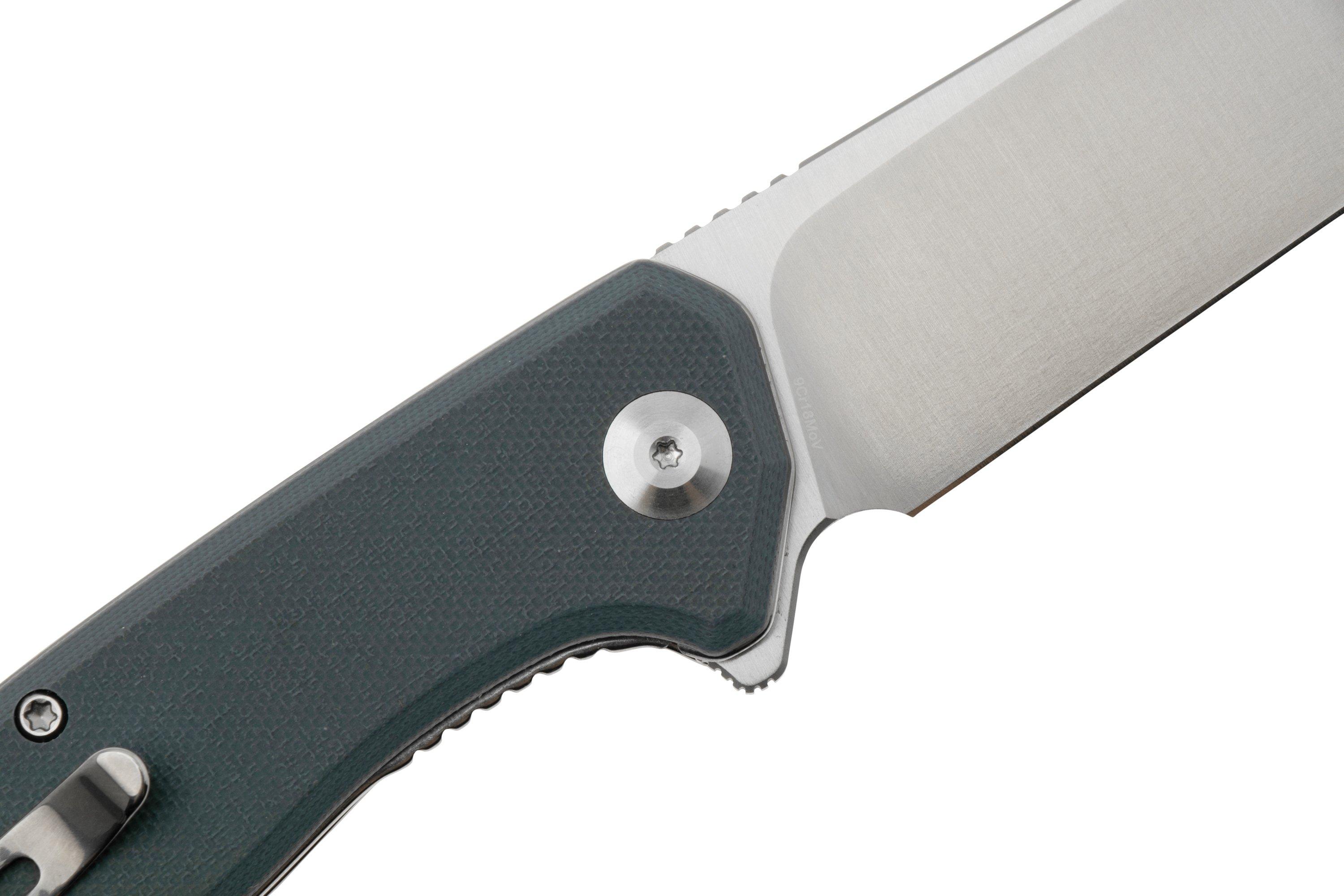 SENCUT Traxler S20057C-2 Satin, Neutral Blue G10, pocket knife ...