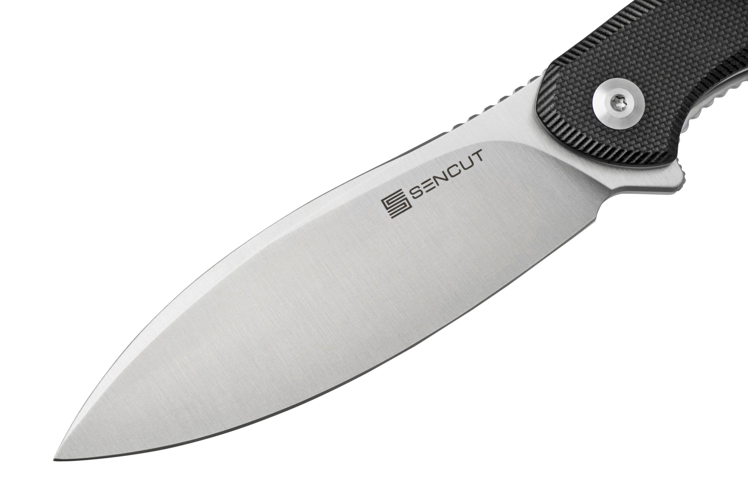 SENCUT San Angelo S21003-1 Black G10, pocket knife | Advantageously ...