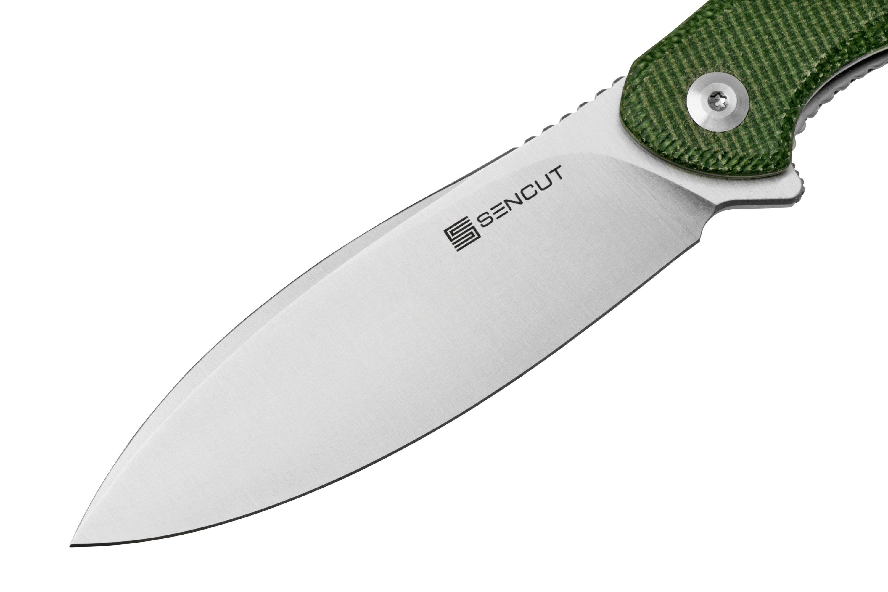 SENCUT San Angelo S21003-3 Green micarta, navalha | Compras vantajosas ...