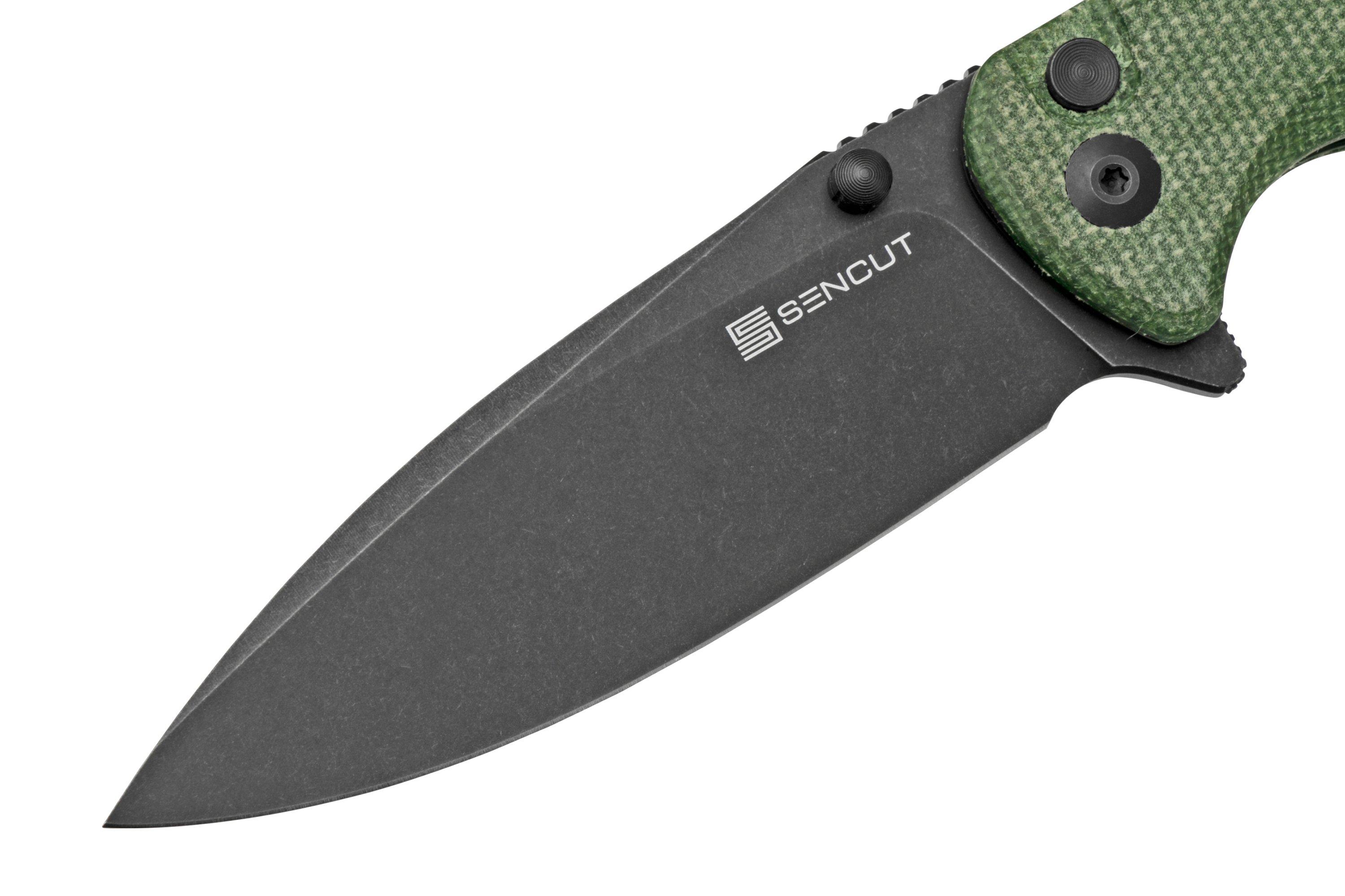 SENCUT Sachse S21007-2 Green Micarta navalha | Compras vantajosas em ...