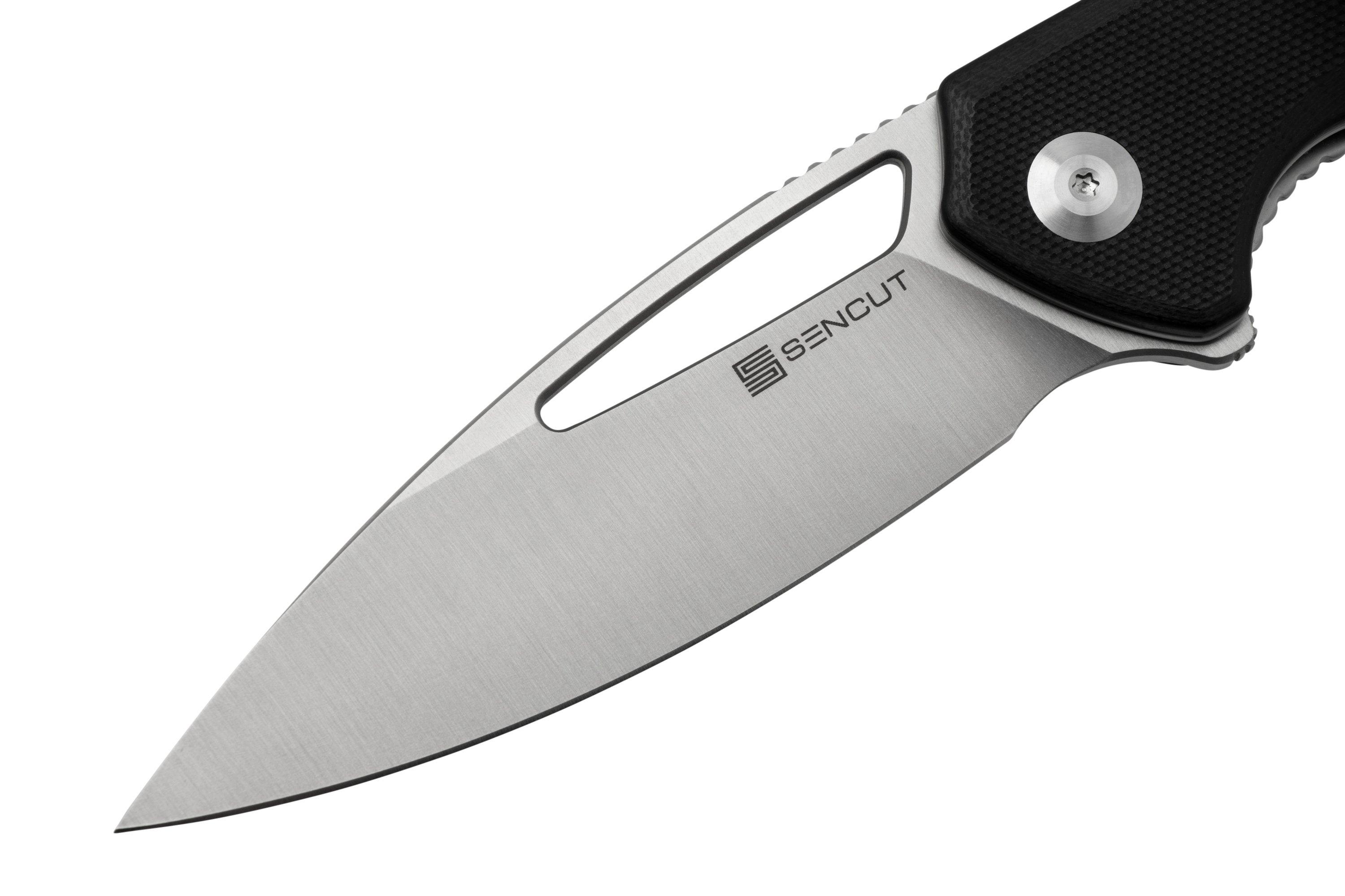 SENCUT Mims S21013-1 Black G10 Satin, pocket knife | Advantageously ...