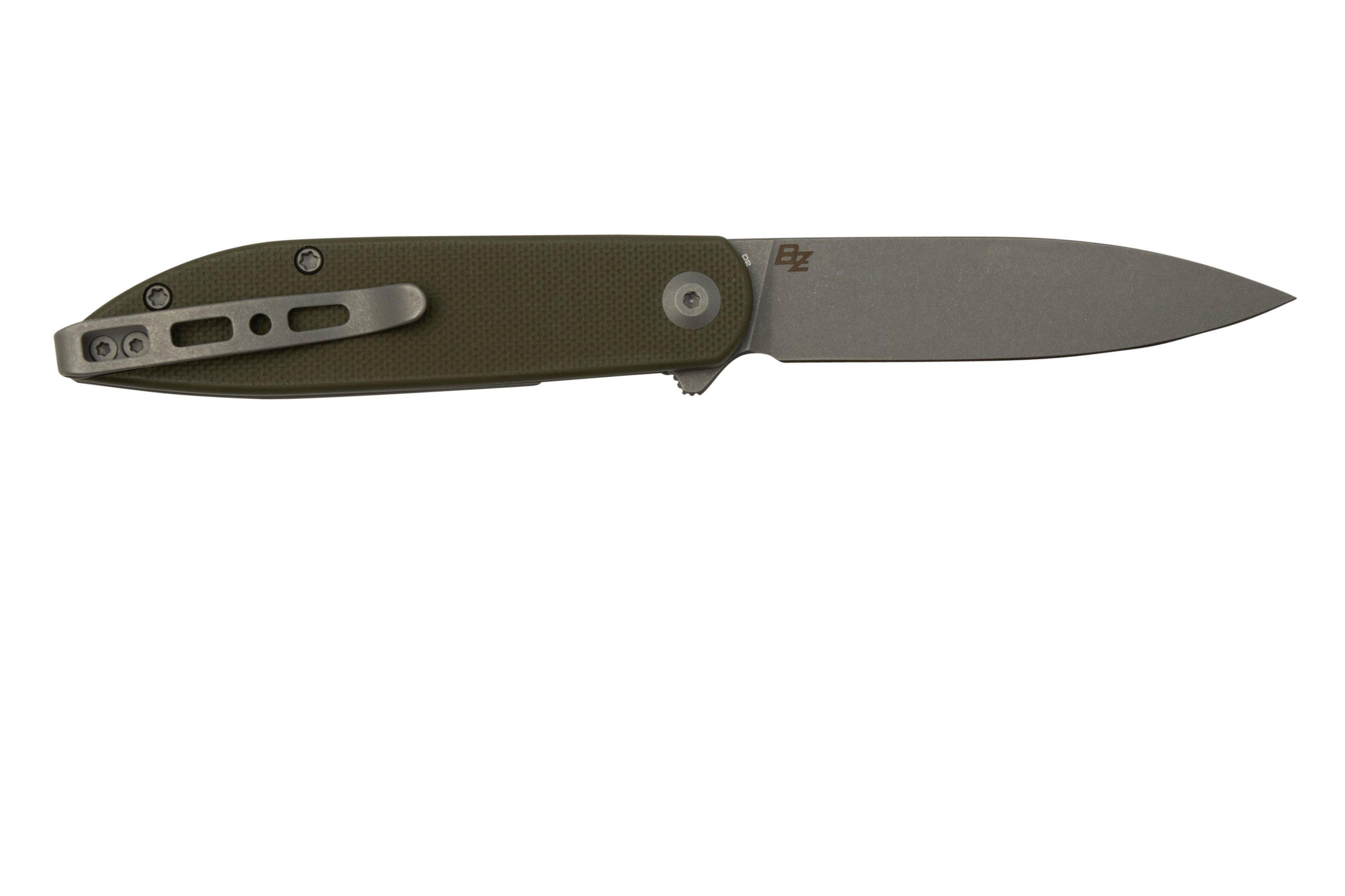SENCUT Bocll II, S22019-4, OD Green G10, D2 pocket knife | Advantageously shopping at ...