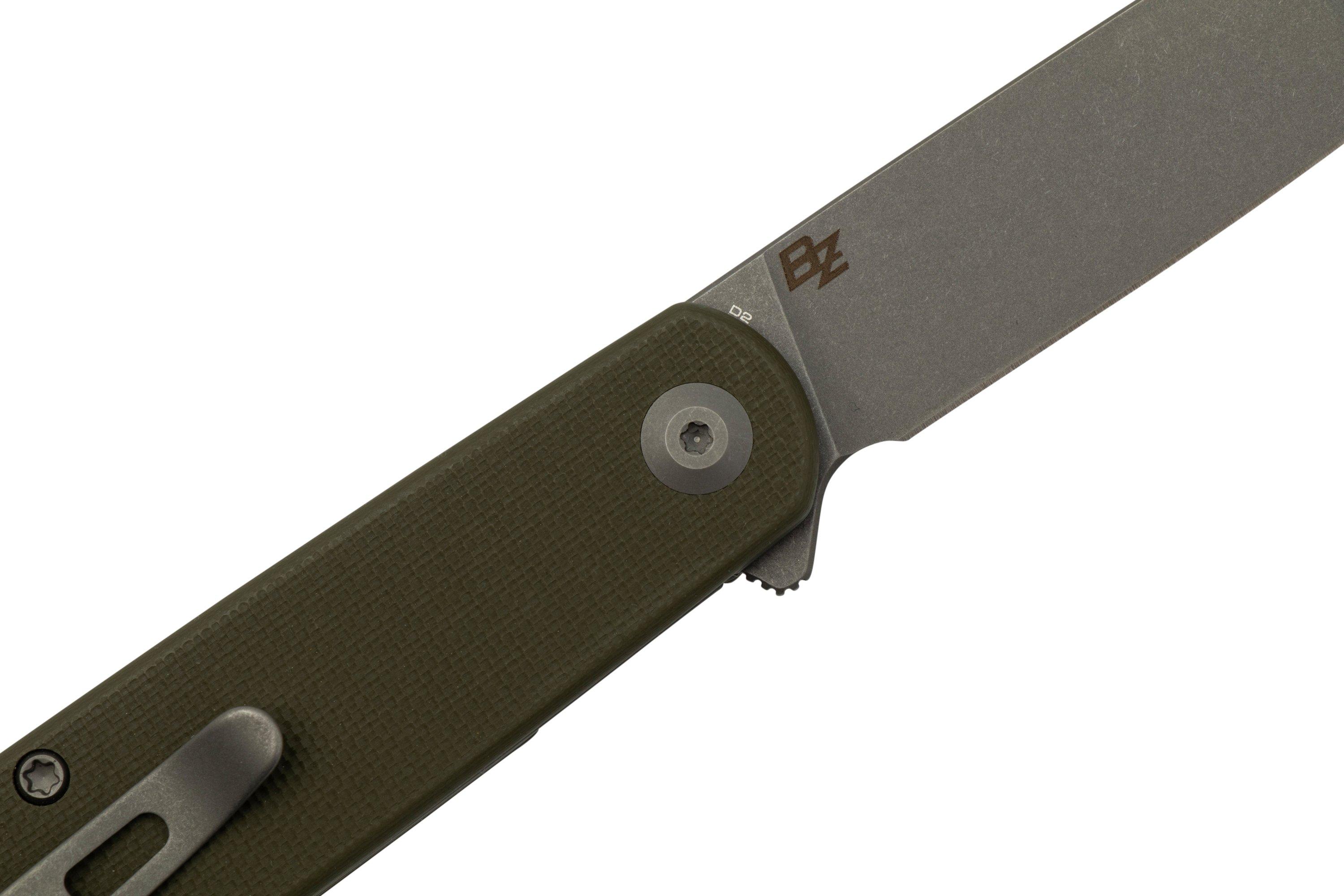 SENCUT Bocll II, S22019-4, OD Green G10, D2 pocket knife | Advantageously shopping at ...